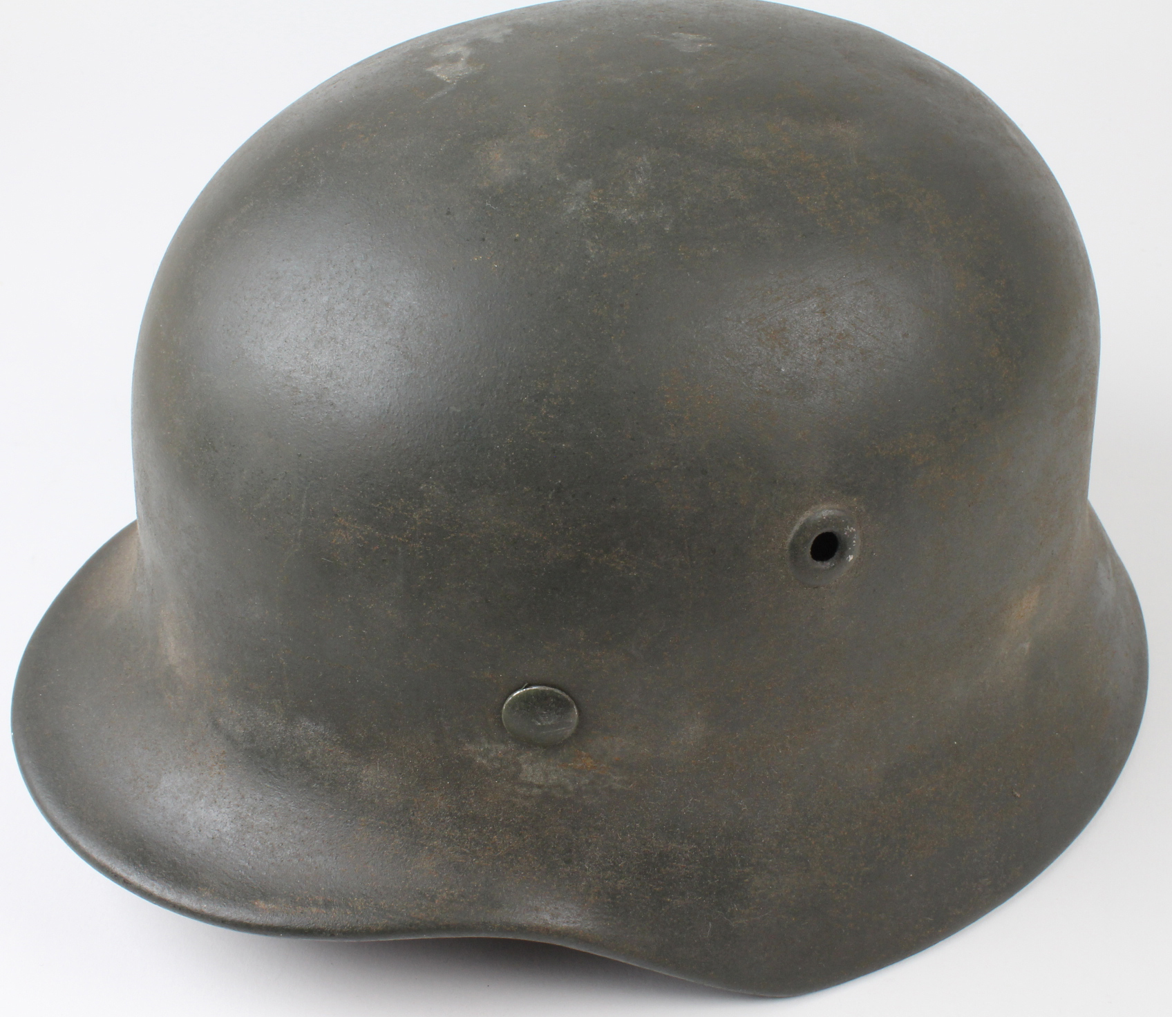 German WW2 Waffen SS single decal helmet with liner