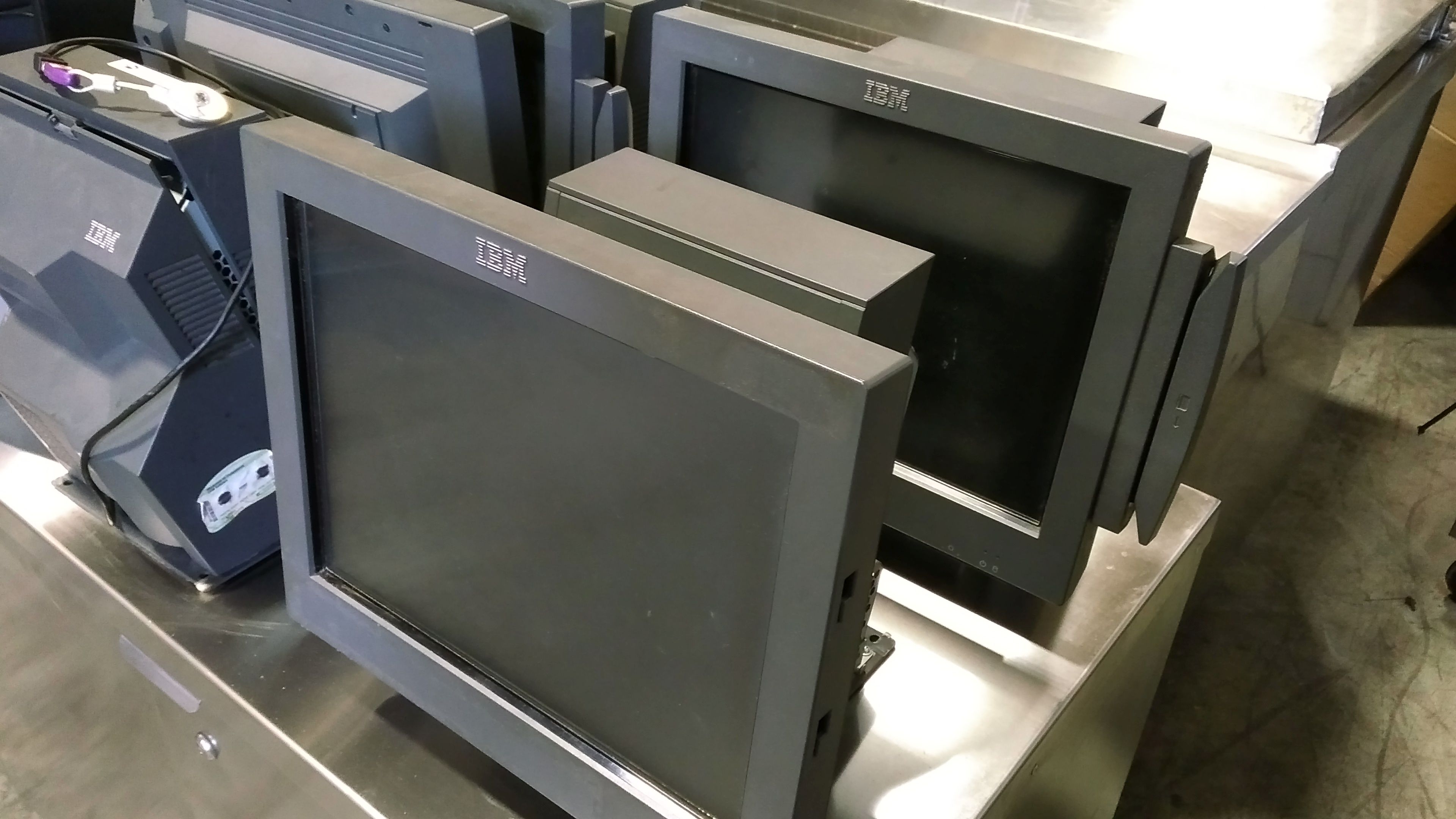 IBM POS Terminals - Lot of 4, Location: 14 Front