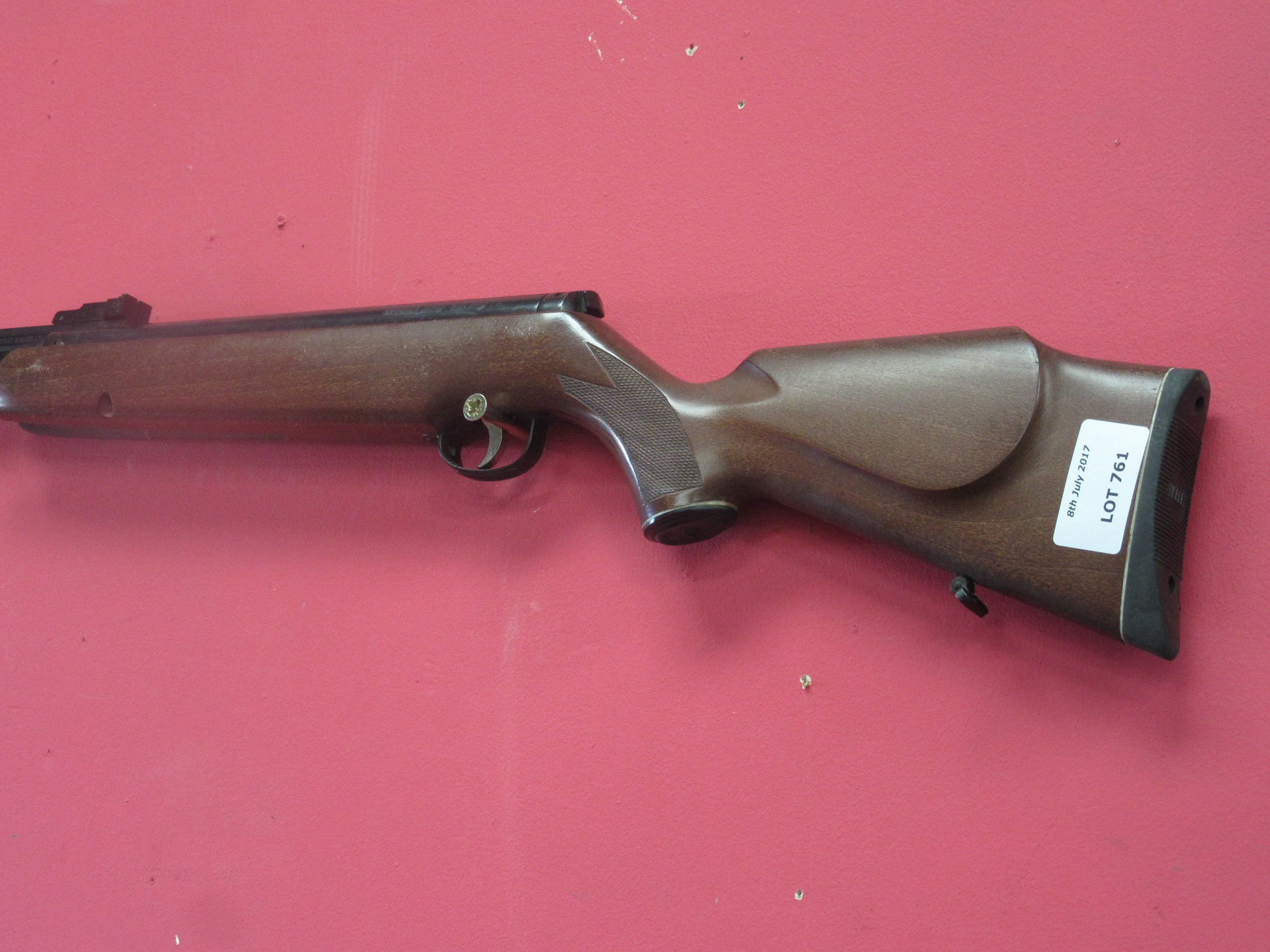 0.177 Webley Omega Break Barrell Air Rifle SN 784561 AW