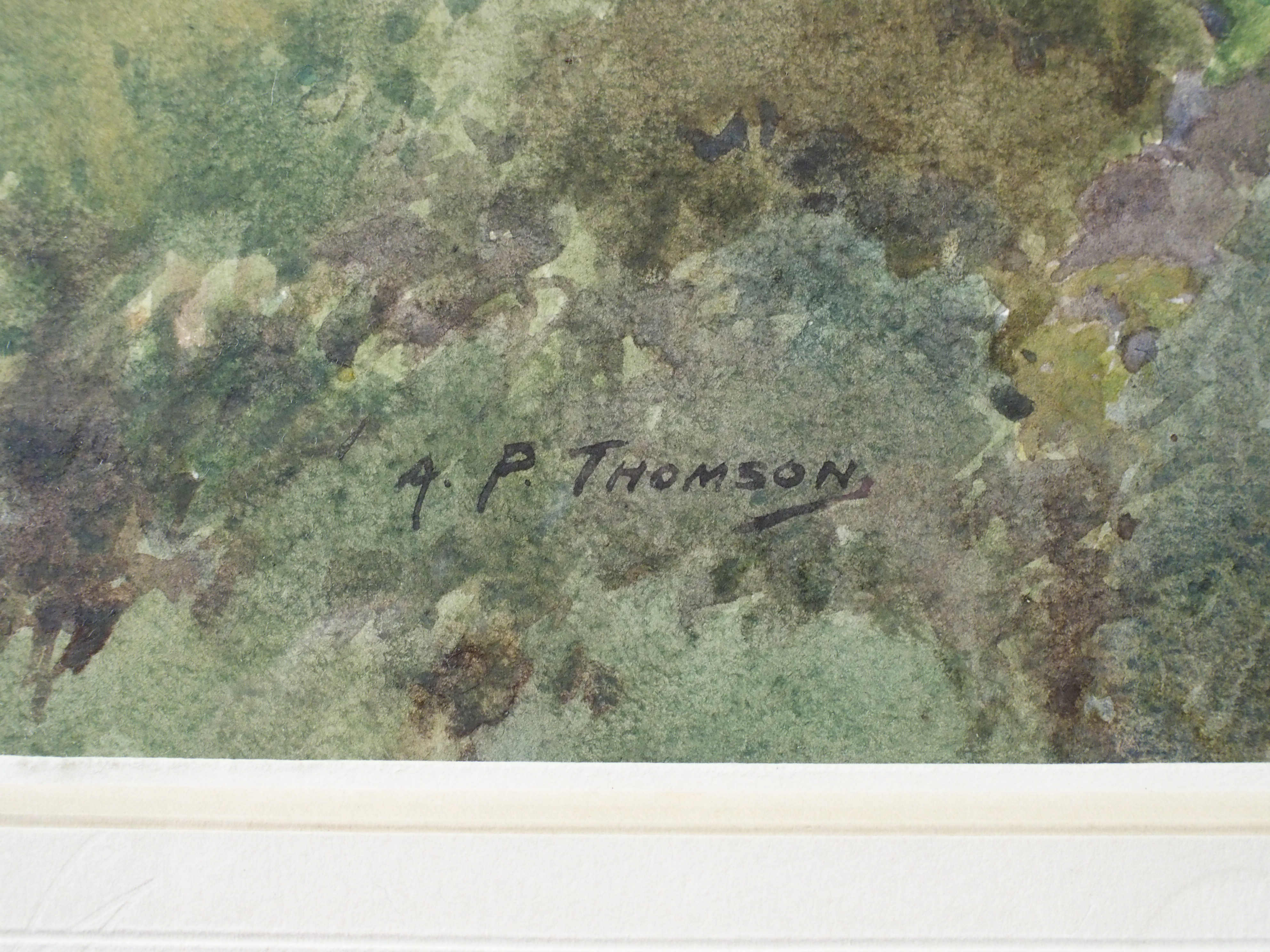 •ALEXANDER P THOMSON RSW (Scottish fl. 1909 - d. 1962) QUAINT CLOVELLY ...