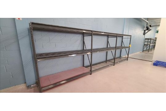 Uline Heavy Duty Steel Shelving, 216 in. x 24 in. x 72 in.