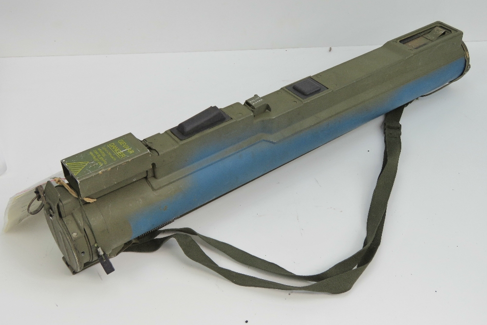 A deactivated (EU Spec) M72 TRAINING Blue LAW 66mm rocket launcher with ...