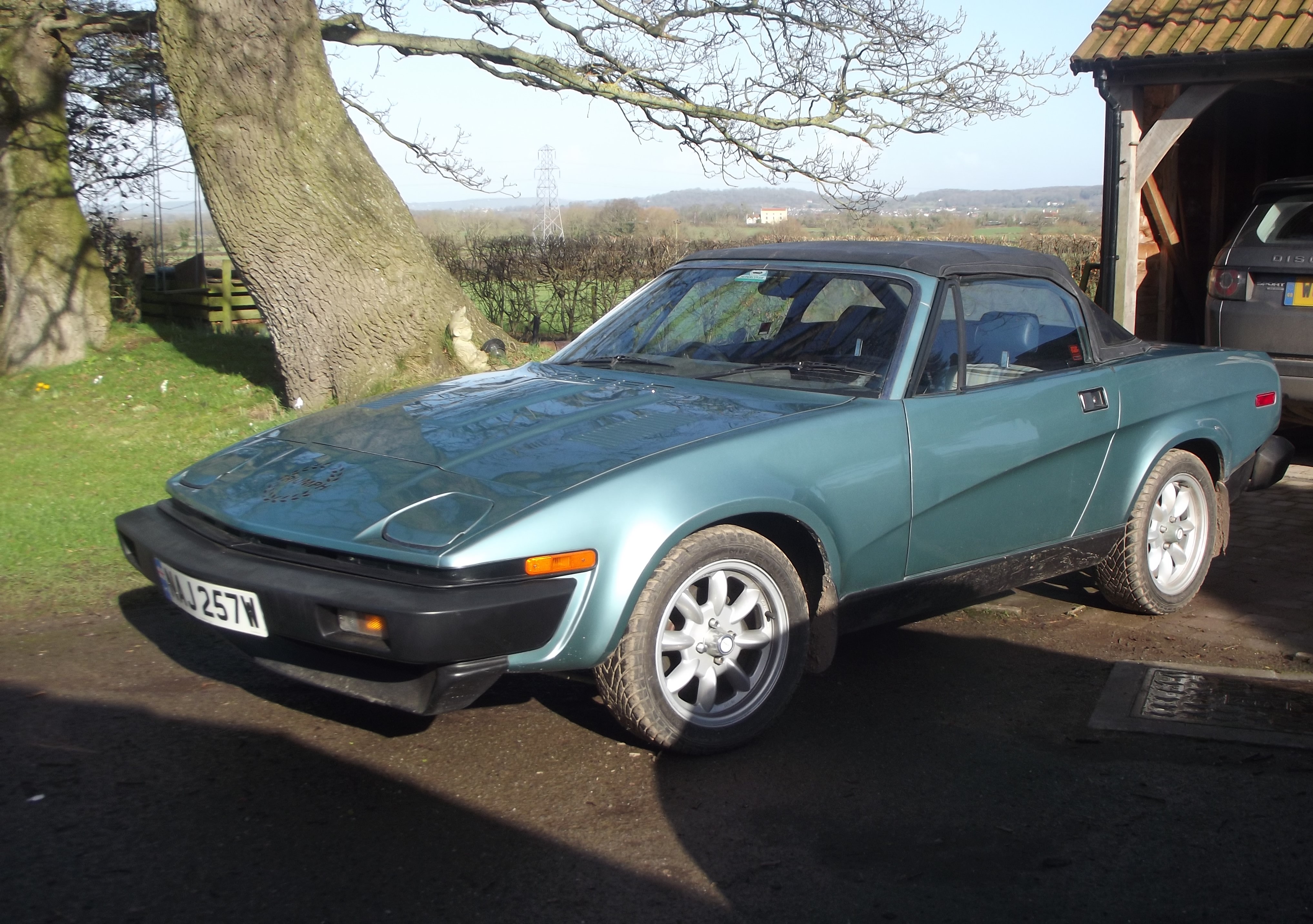 A 1981 Triumph TR7 Convertible, registration NAJ 257W, blue. Introduced ...