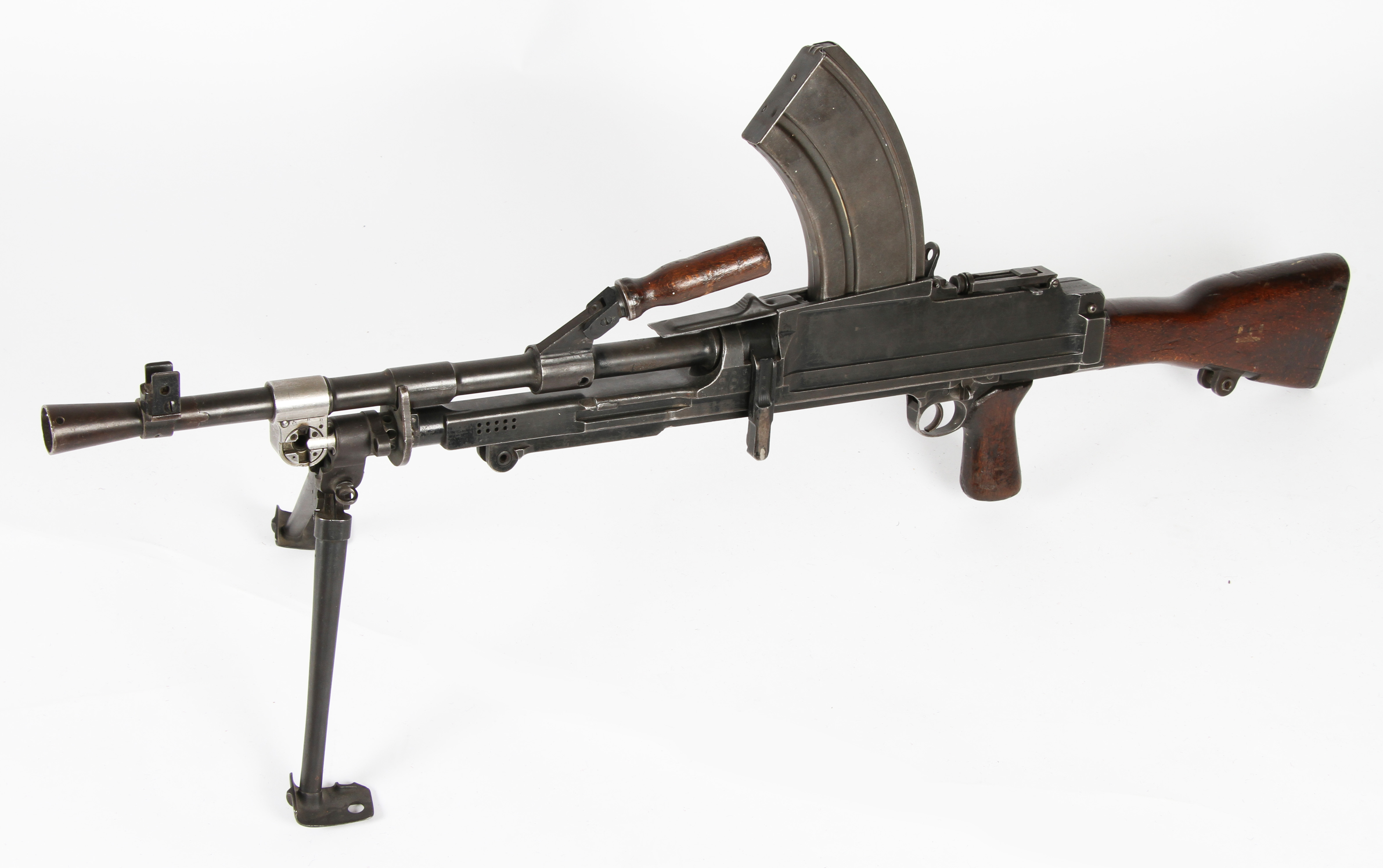 A WW2 Canadian Bren Mk.II/I .303 machine gun dated 1944, marked to side ...