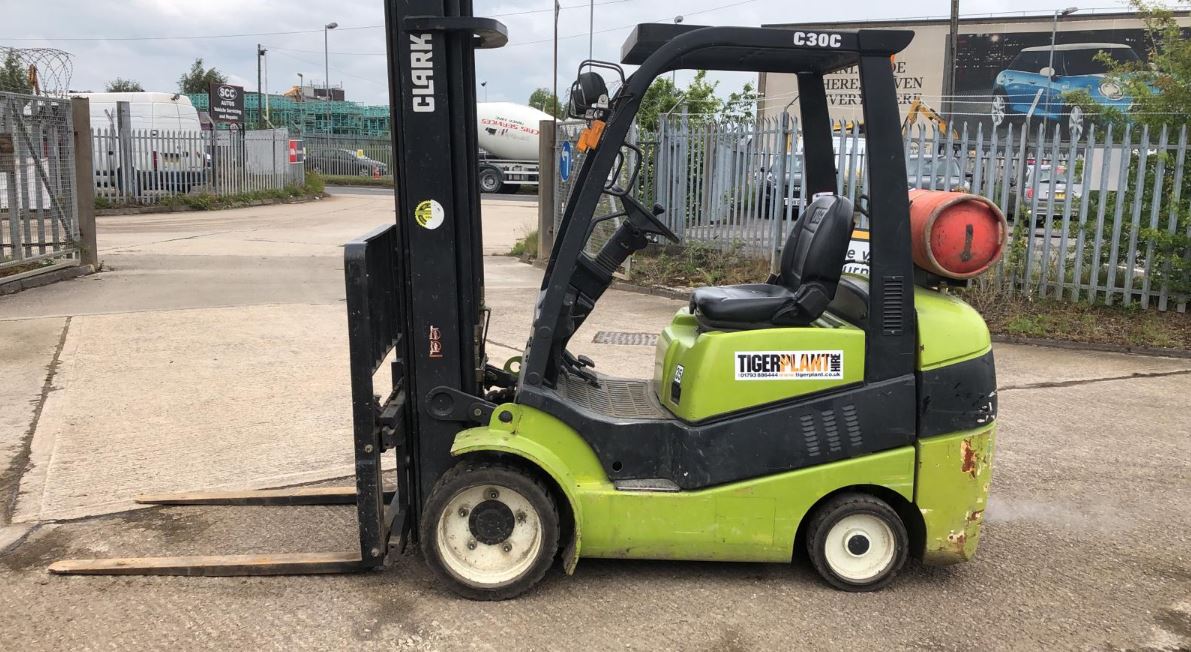 Clark C30 LPG Counterbalance Forklift Truck. Good condition. Ready to ...