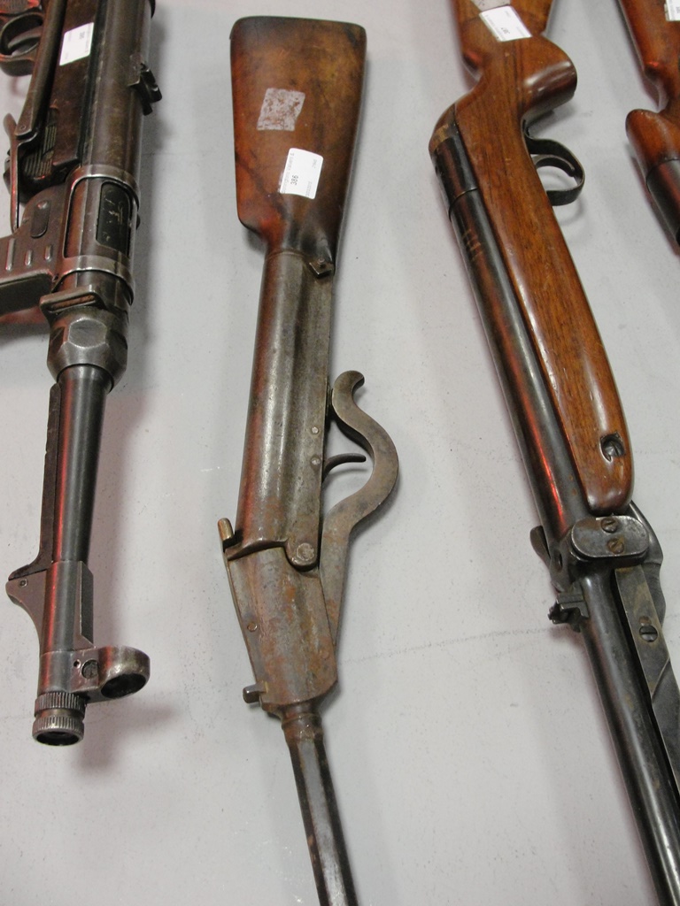 A vintage German Gem air rifle