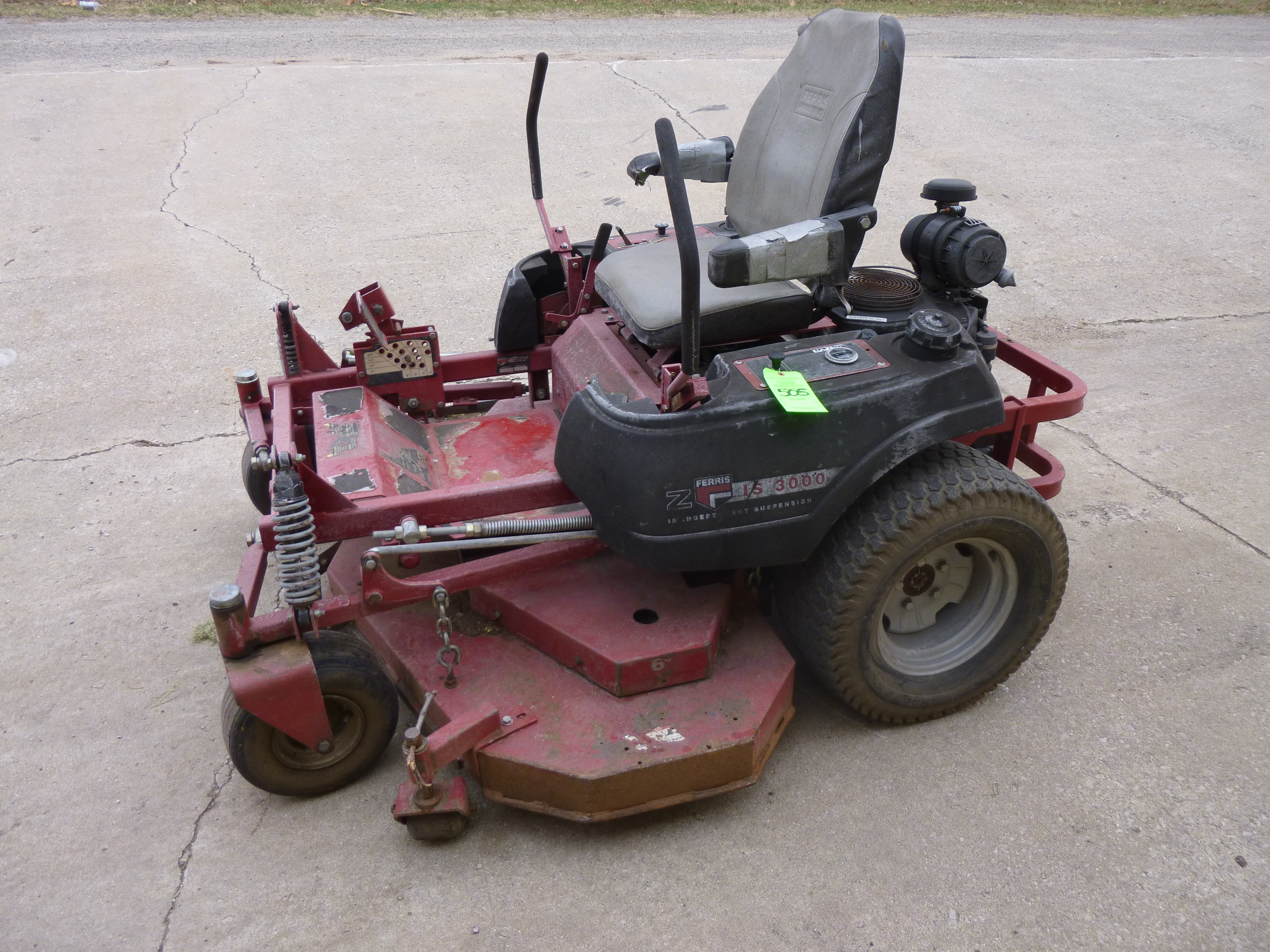 Ferris IS3000 zero turn mower 61" deck Gas Kohler Command 27 Motor Runs ...