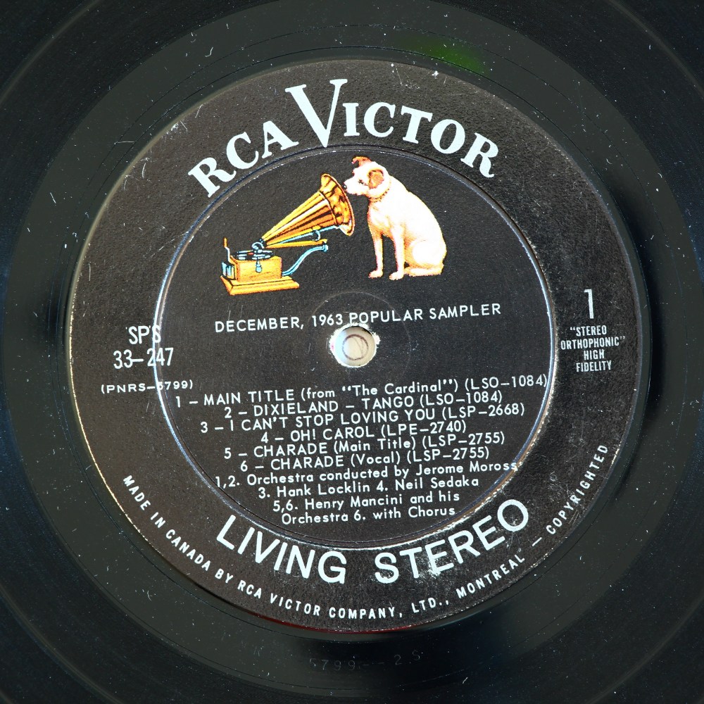 Elvis Presley RCA victor popular sampler from December 1963. Living ...