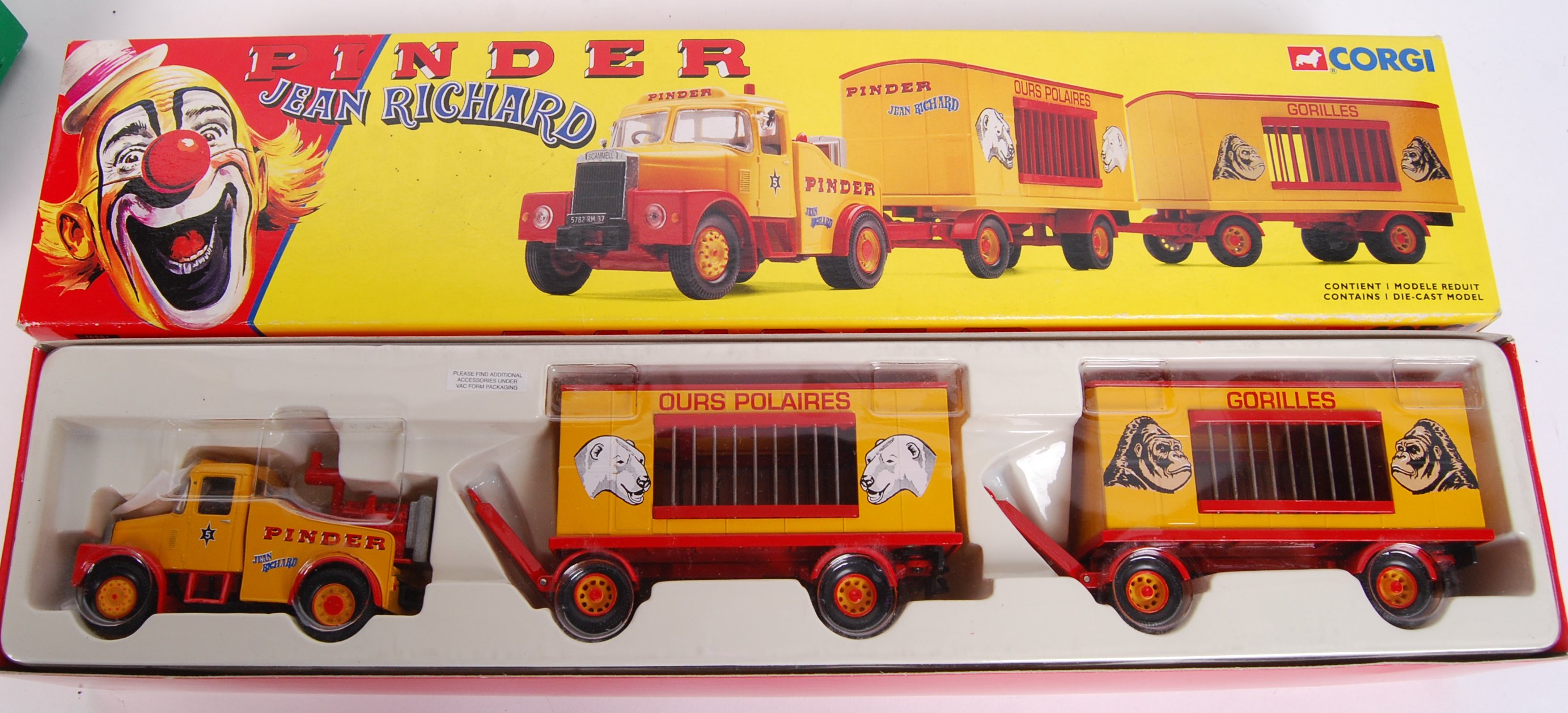 A collection of 3x Corgi made Circus related diecast model sets ...