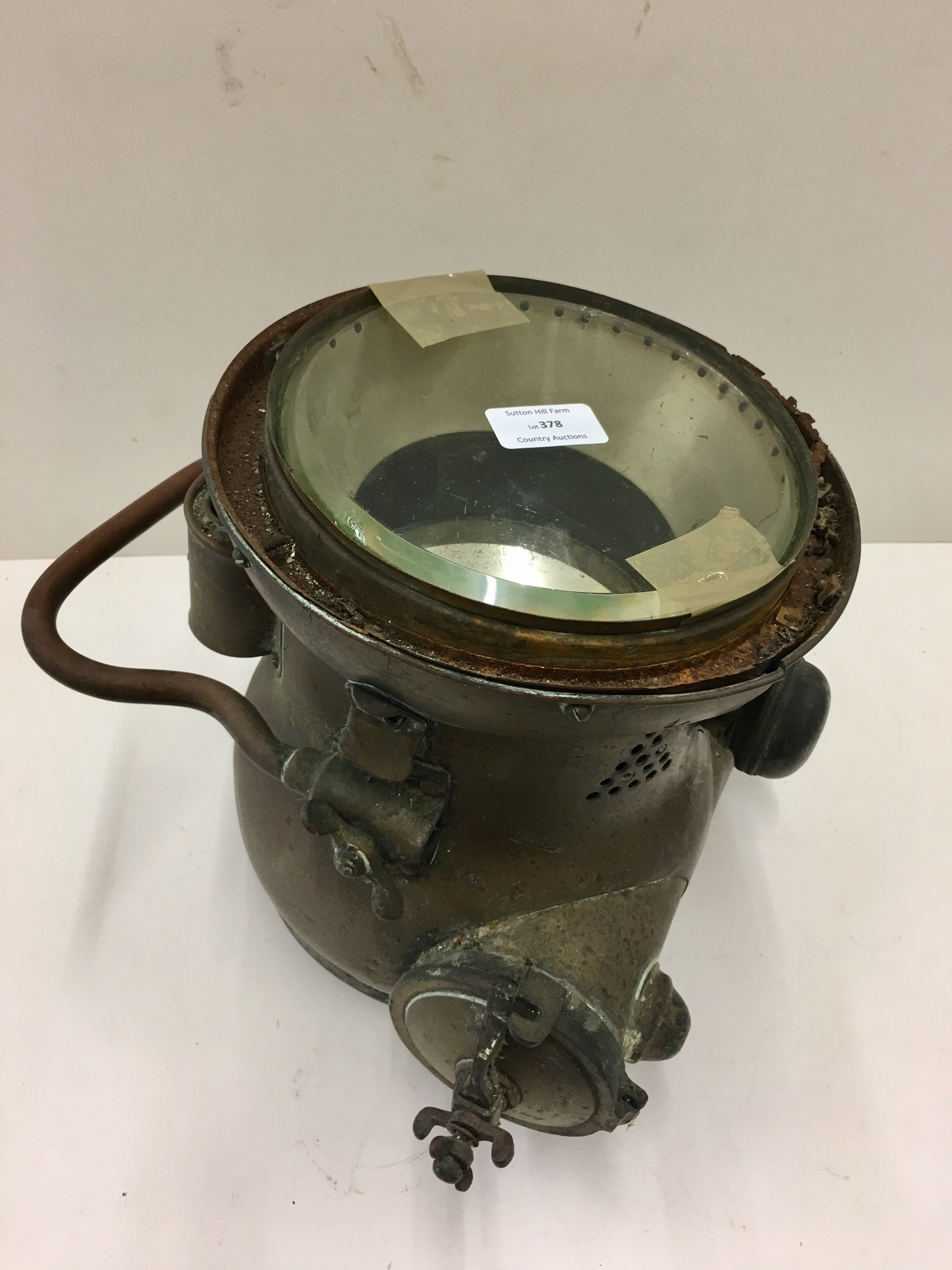 Large Brass ROTAX 'Roadlight No. 265' Edwardian single brass acetylene ...