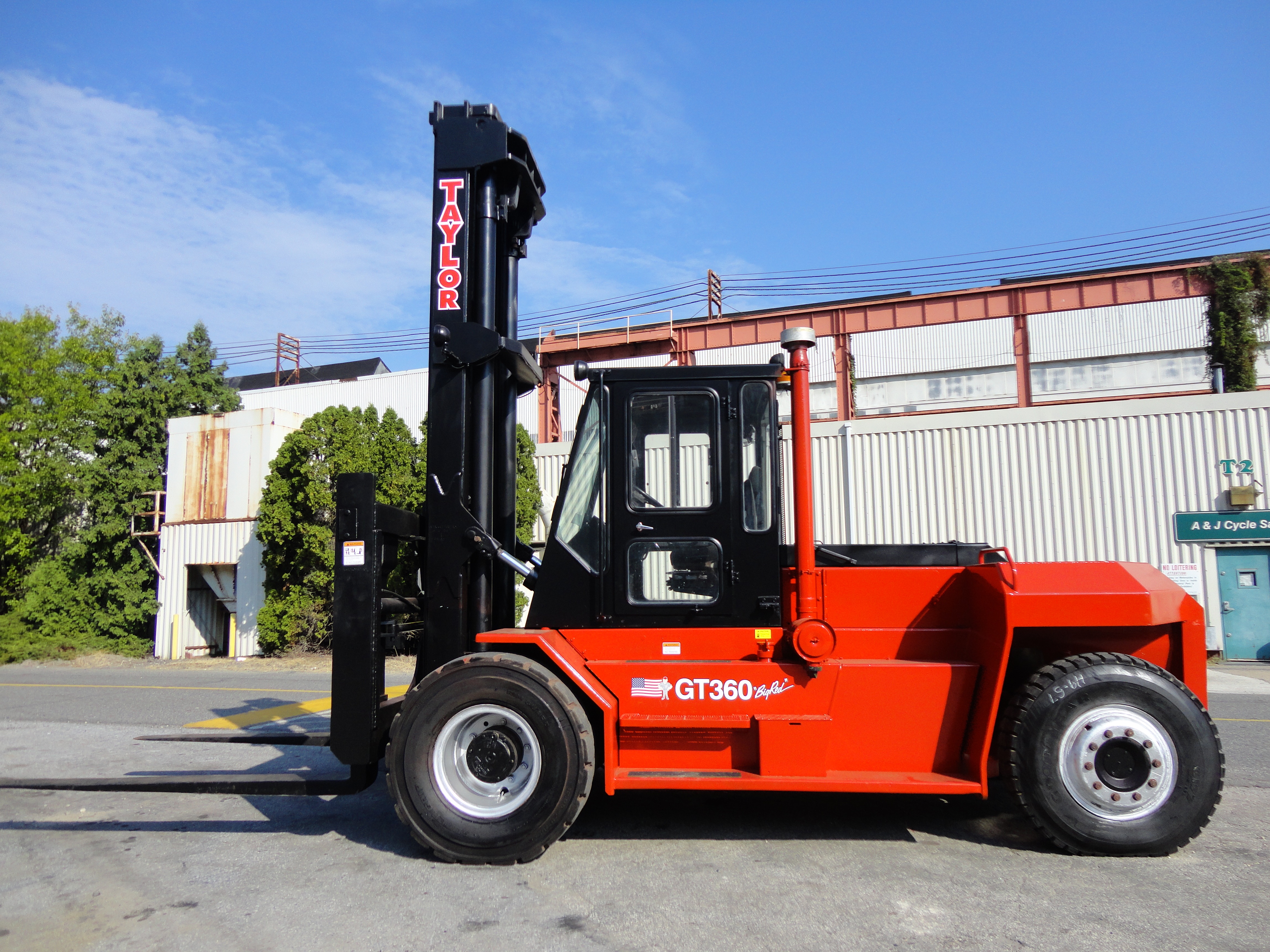 Make: Taylor Model: GT360 SN: S-Z7-27536 Raised Height: 216" Lift ...