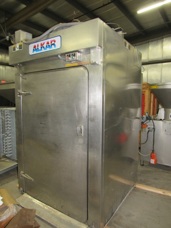 Alkar Stainless Steel Smokehouse, 1 truck capacity, steam fired oven I ...