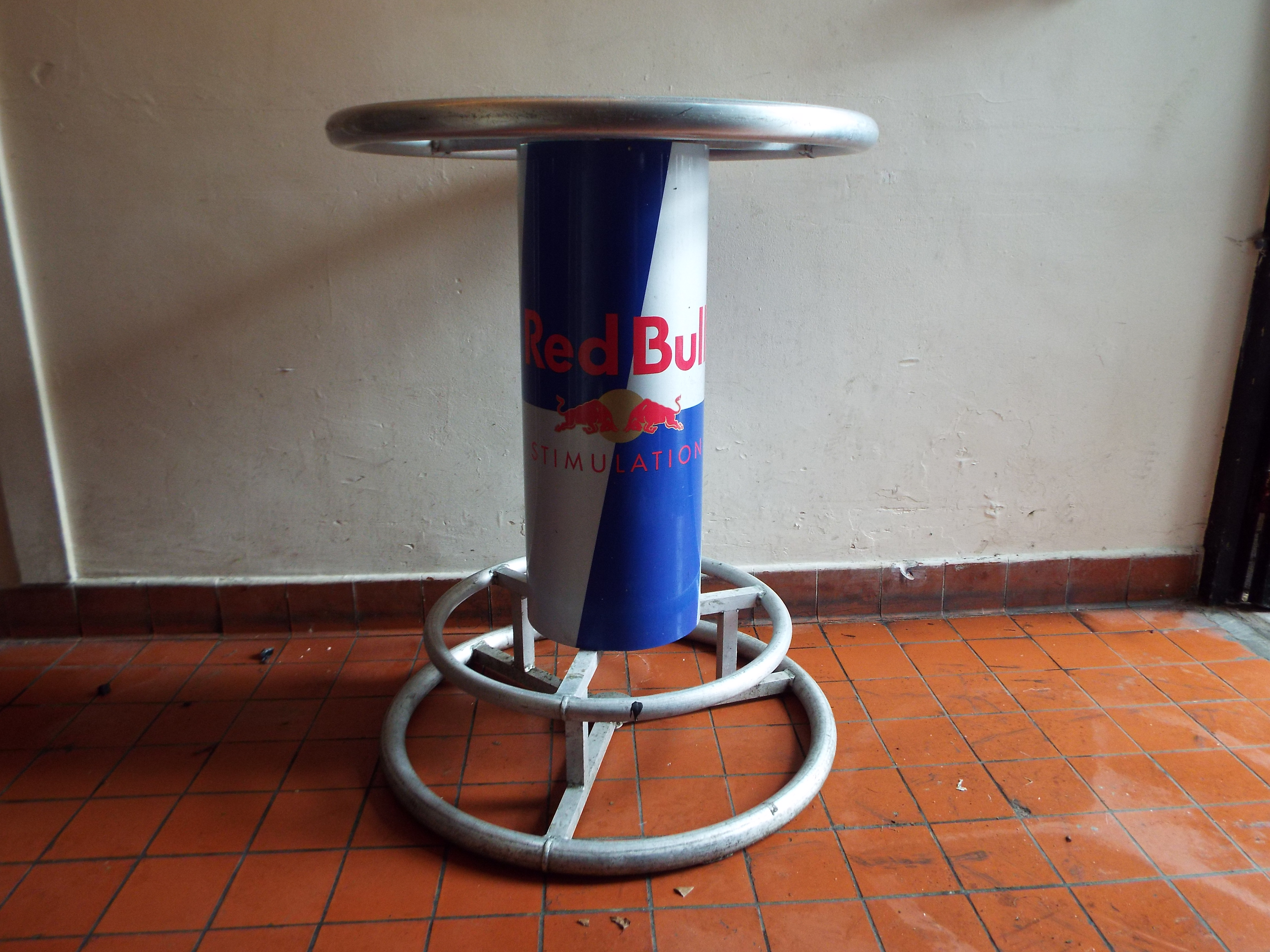 Used Red Bull Bar Table