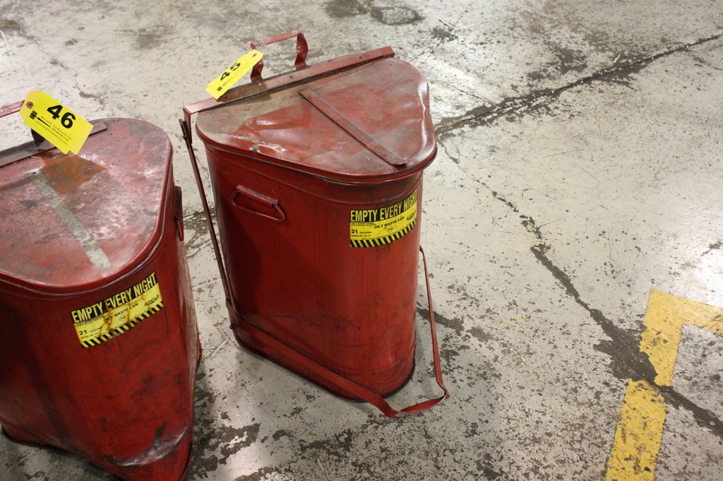 EAGLE 21 GALLON OILY RAG WASTE CAN