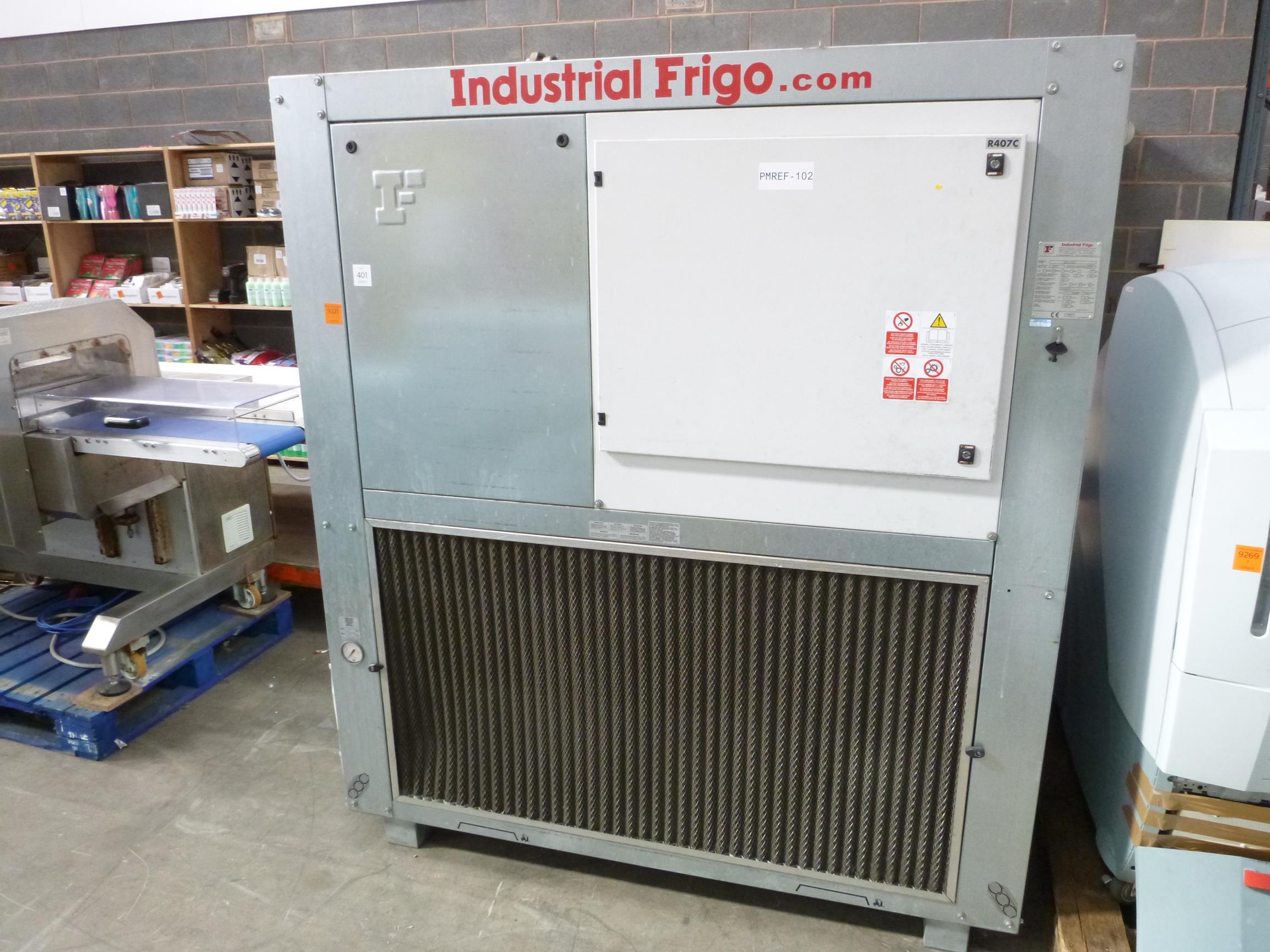 * An Industrial Frigo Industrial Chiller. A 2010 Industrial Frigo Model GR 2A 60/Z Industrial Chi