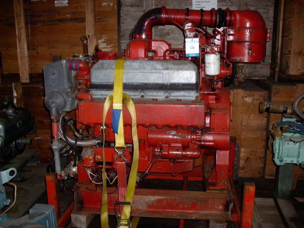 * Diesel Engine Marine: Cummins 504 v8 Non turbo ex Fire pump