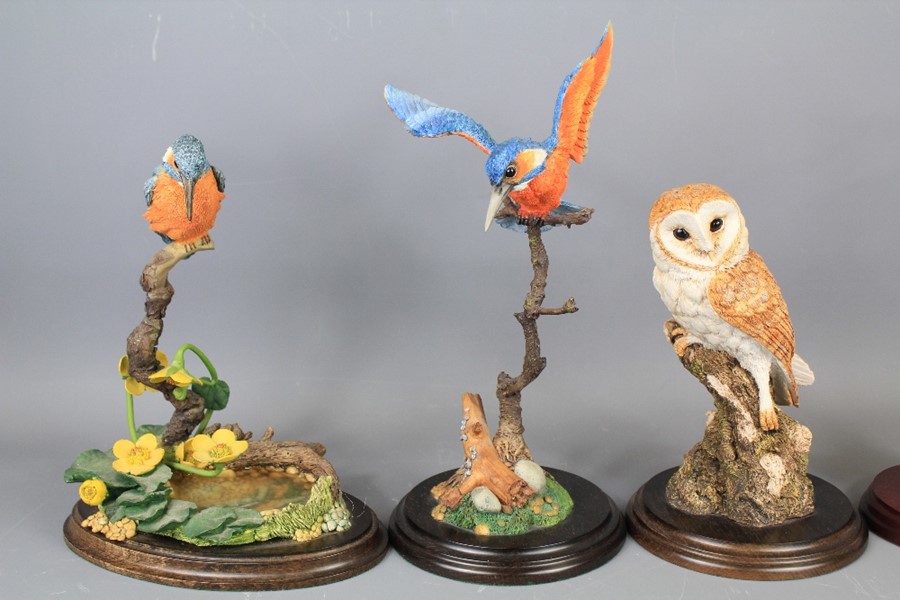 A Collection of Country Artists Bird Figurines. This Lot includes an ...