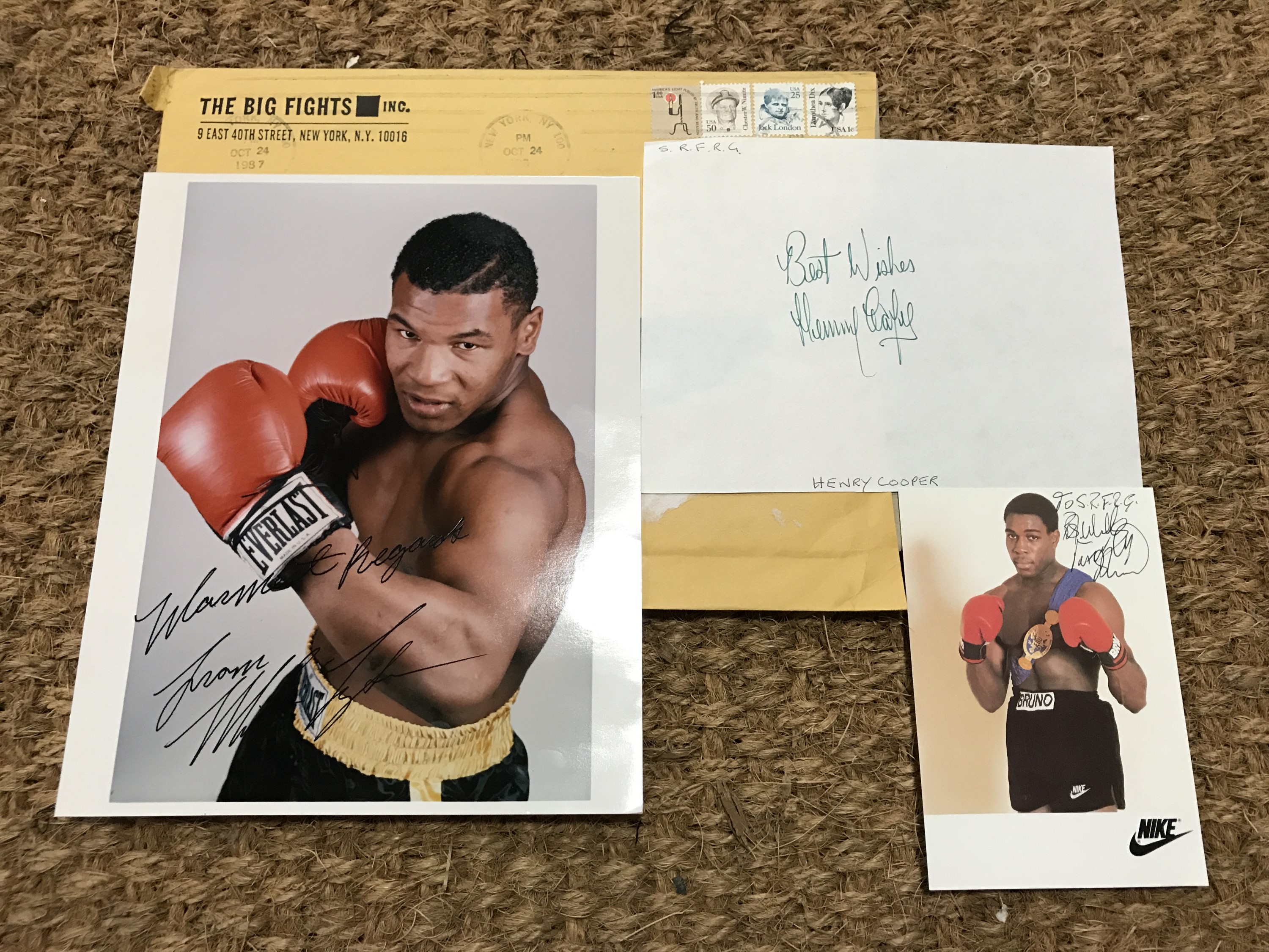 [Autographs / Boxing] Signatures of Mike Tyson (official facsimile on ...