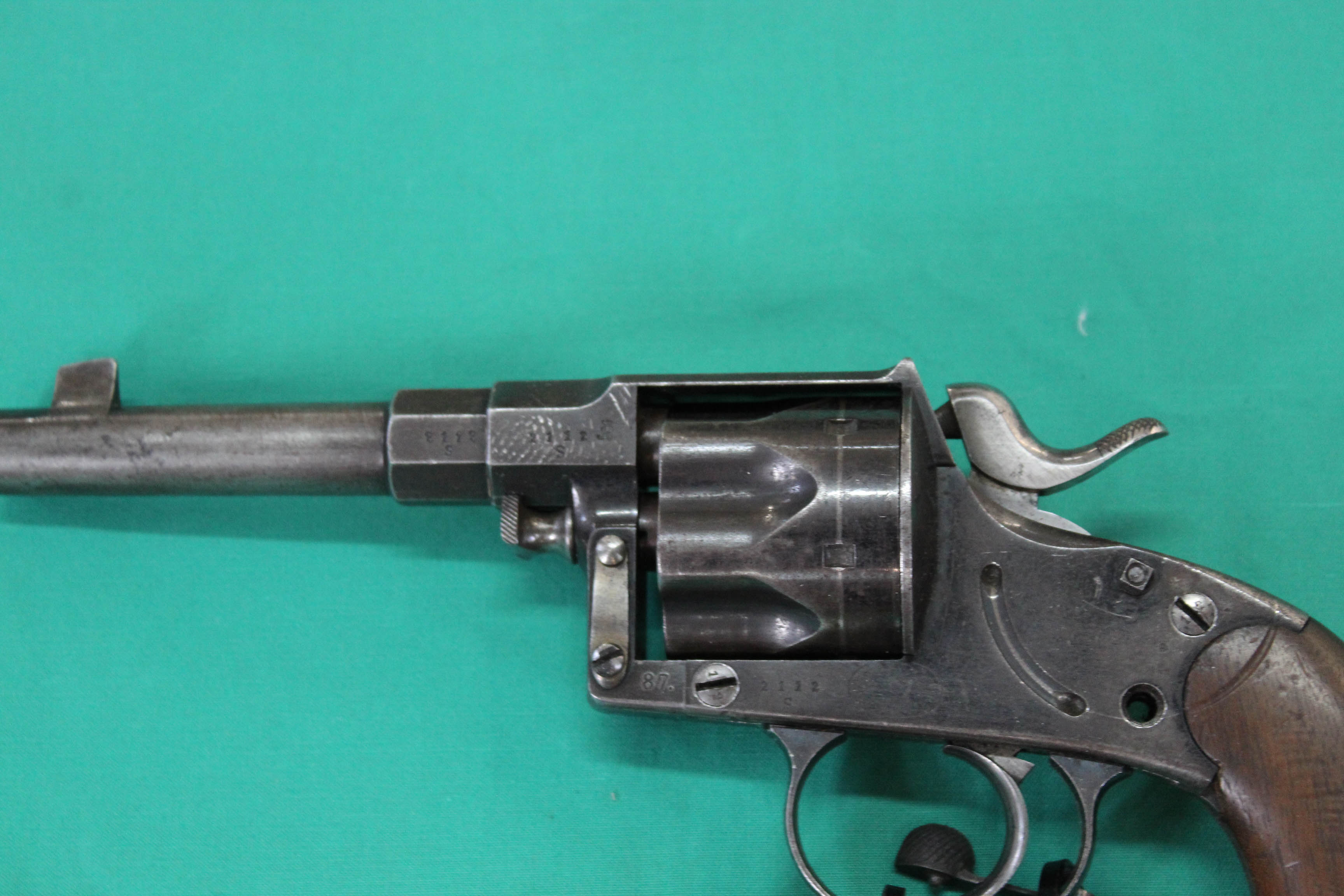 A German M1879 Reichs-Commissions revolver, in obsolete 106mm cal, a ...
