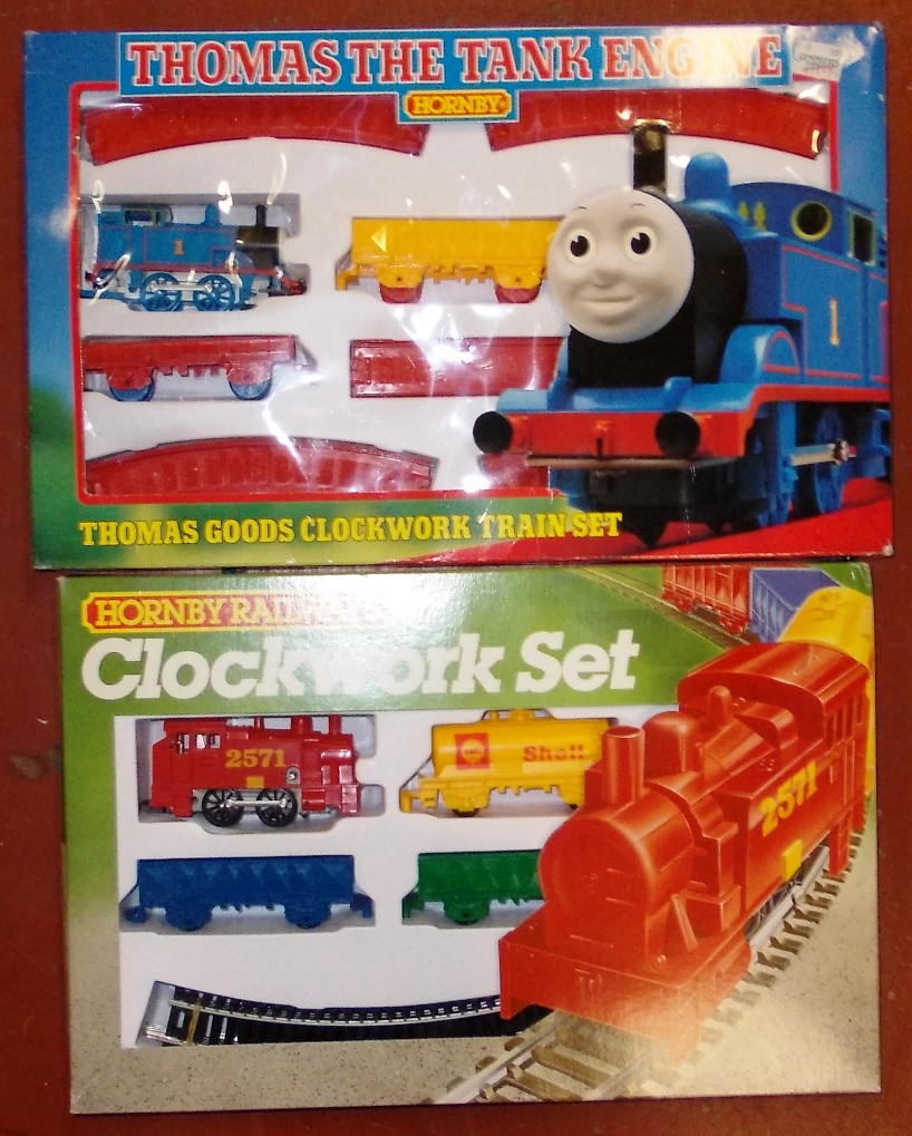 Hornby. Clockwork Thomas goods set & Hornby Railways clockwork train ...