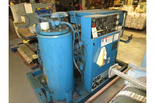 (1) Quincy QSI 50 HP Rotary Air Compressor, s/n 92892-MQSI245AA-ISA ...