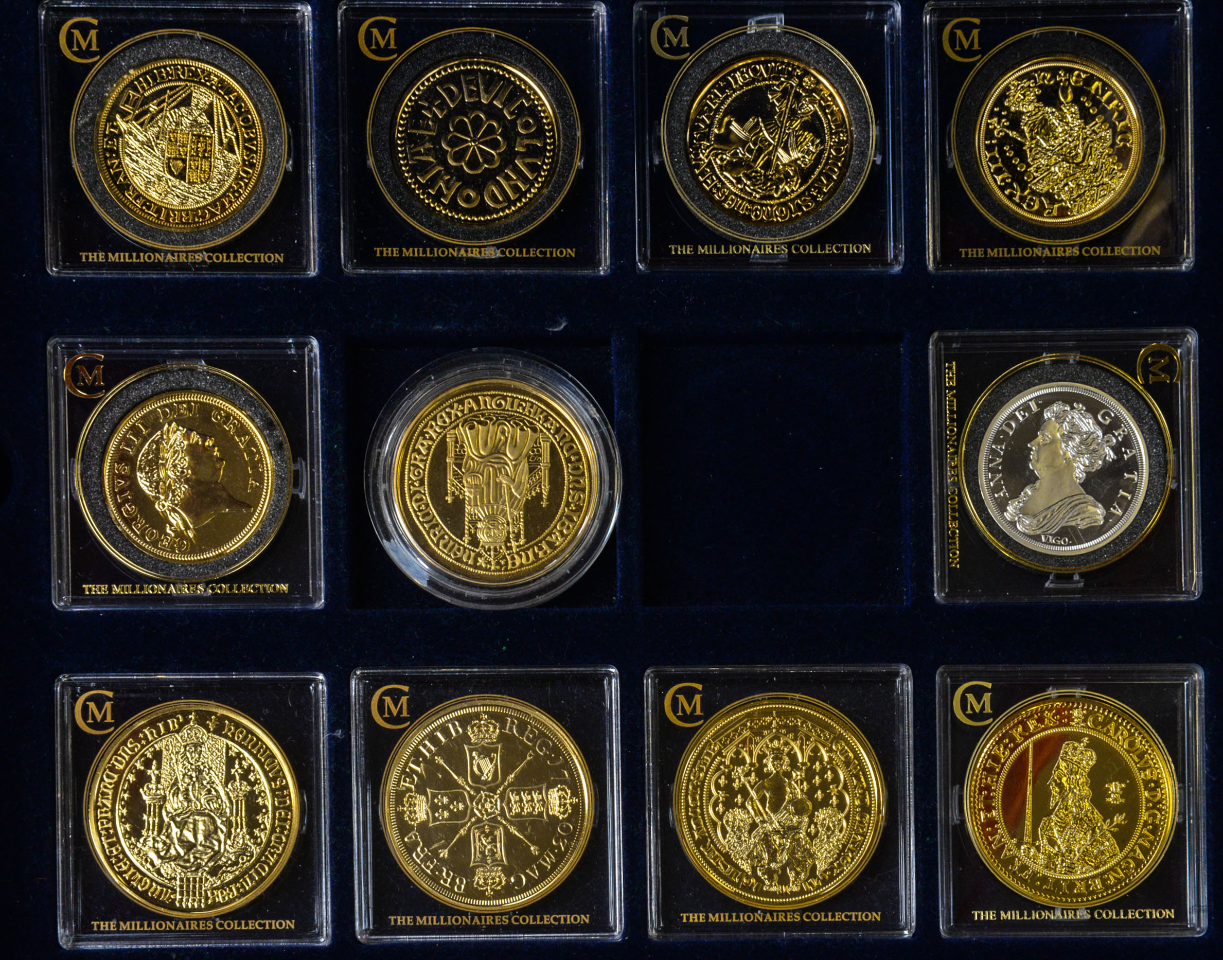 The Millionaire Collection' of British coins new strikes issued by the ...