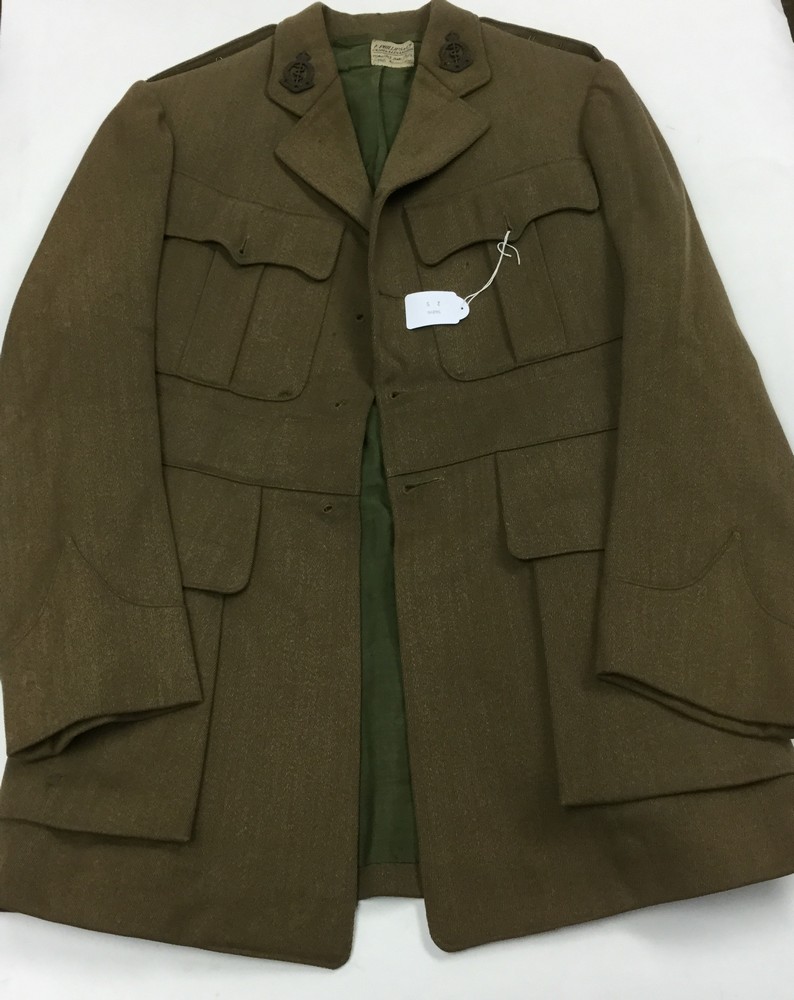 WW1 British RAMC Officers uniform grouping to Capt Kennedy, RAMC. Pair ...