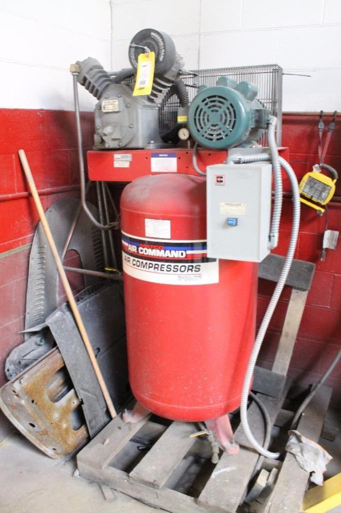 Ingersoll Rand / Matco 5 HP 2-Stage Reciprocating Vertical Tank Mounted ...
