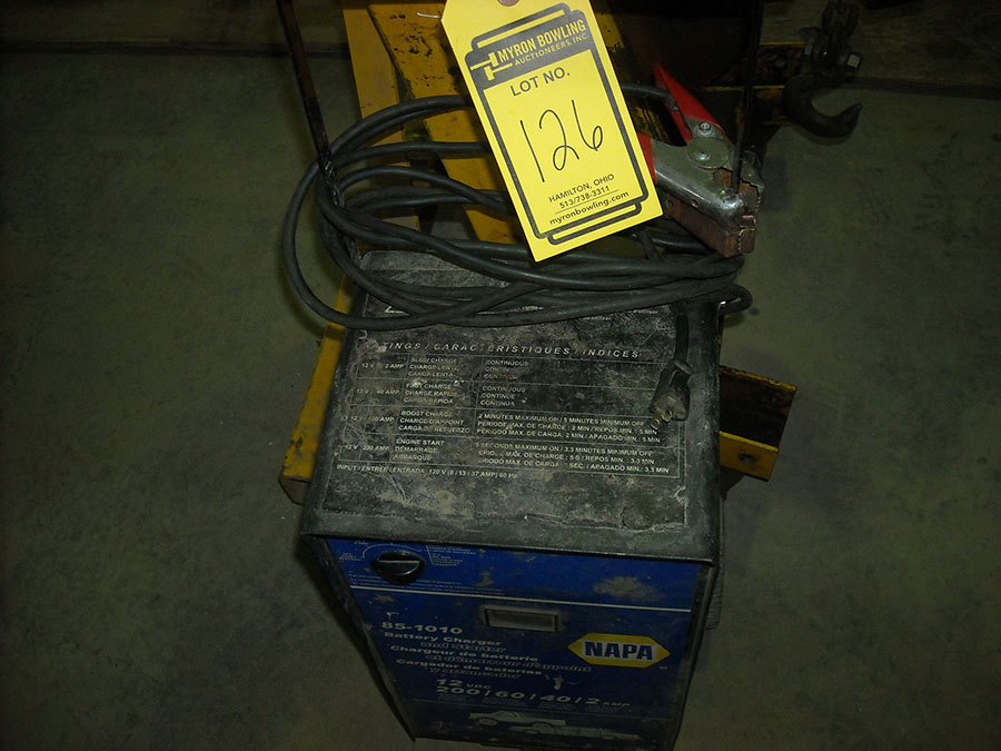NAPA 85-1010 BATTERY CHARGER AND STARTER
