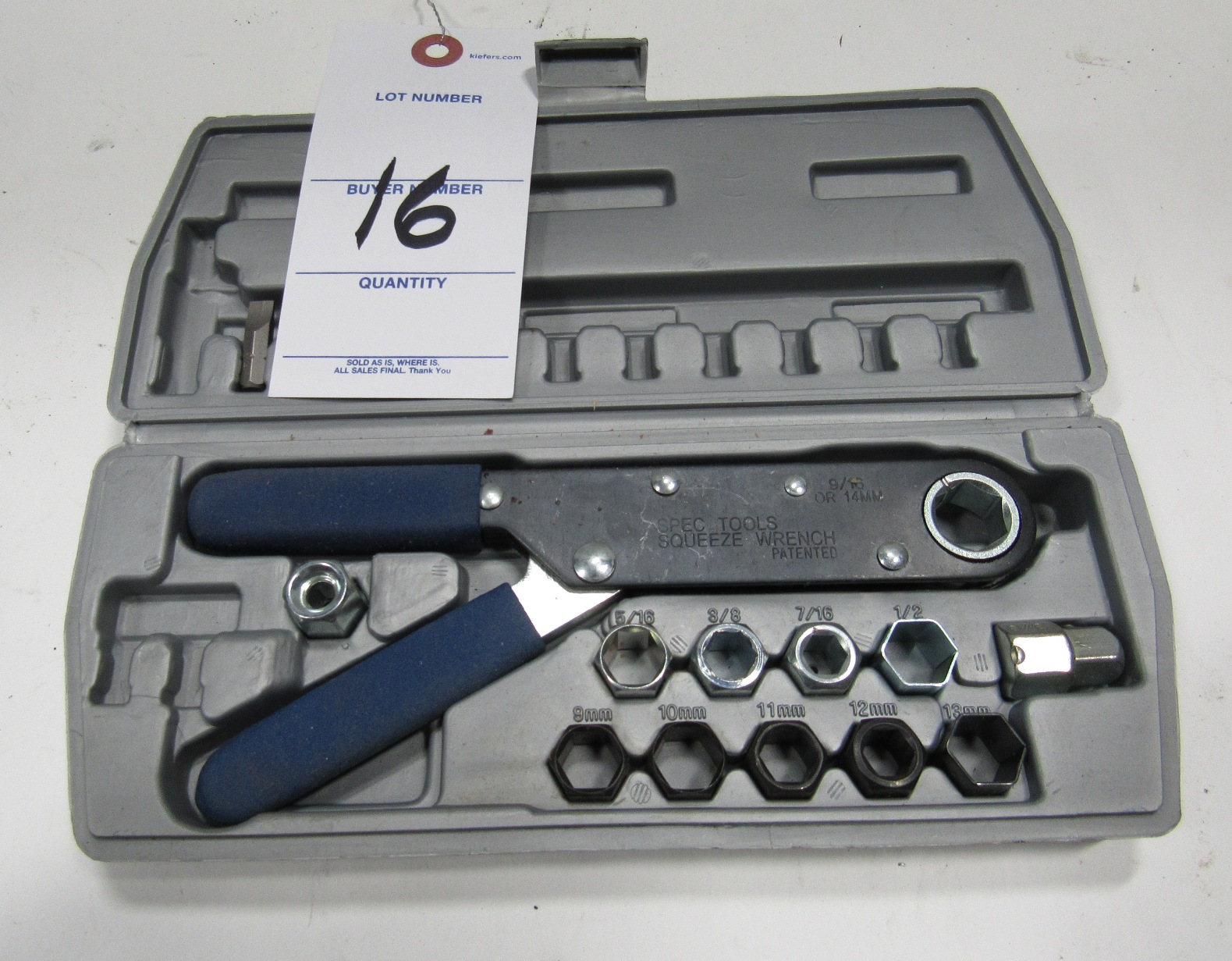 Spec Tools Squeeze Wrench Set