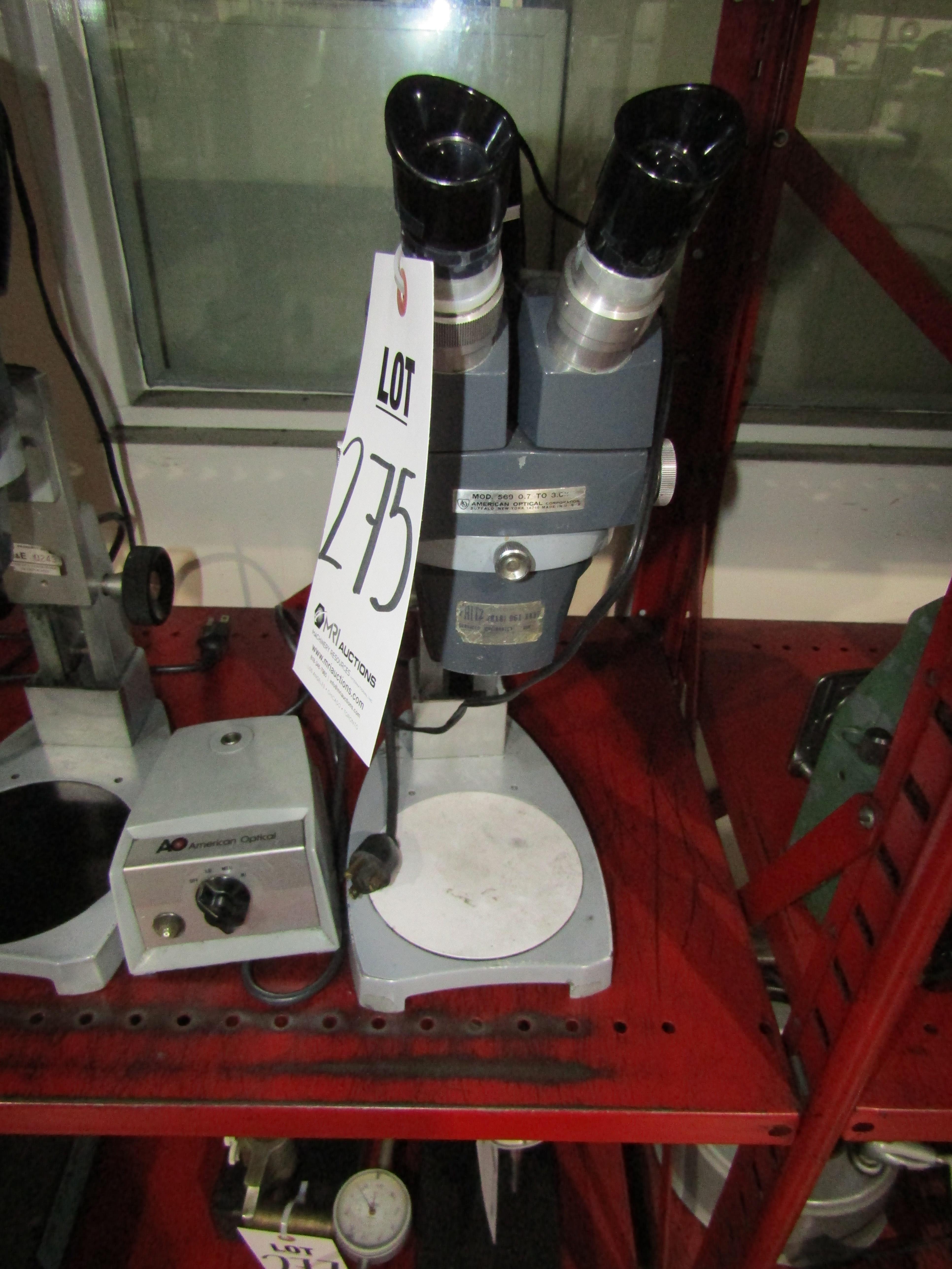 AMERICAN OPTICAL MICROSCOPE, MODEL 569