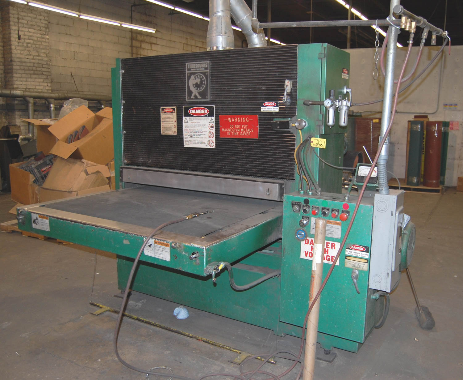 TIMESAVER MDL.252-1M 52'' WIDE BELT SANDER WITH 30HP SANDING MOTOR, 6 ...