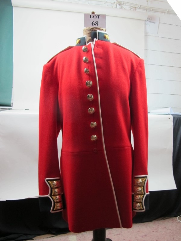 A Grenadier Guards No 1 dress uniform in brilliant condition on stand ...