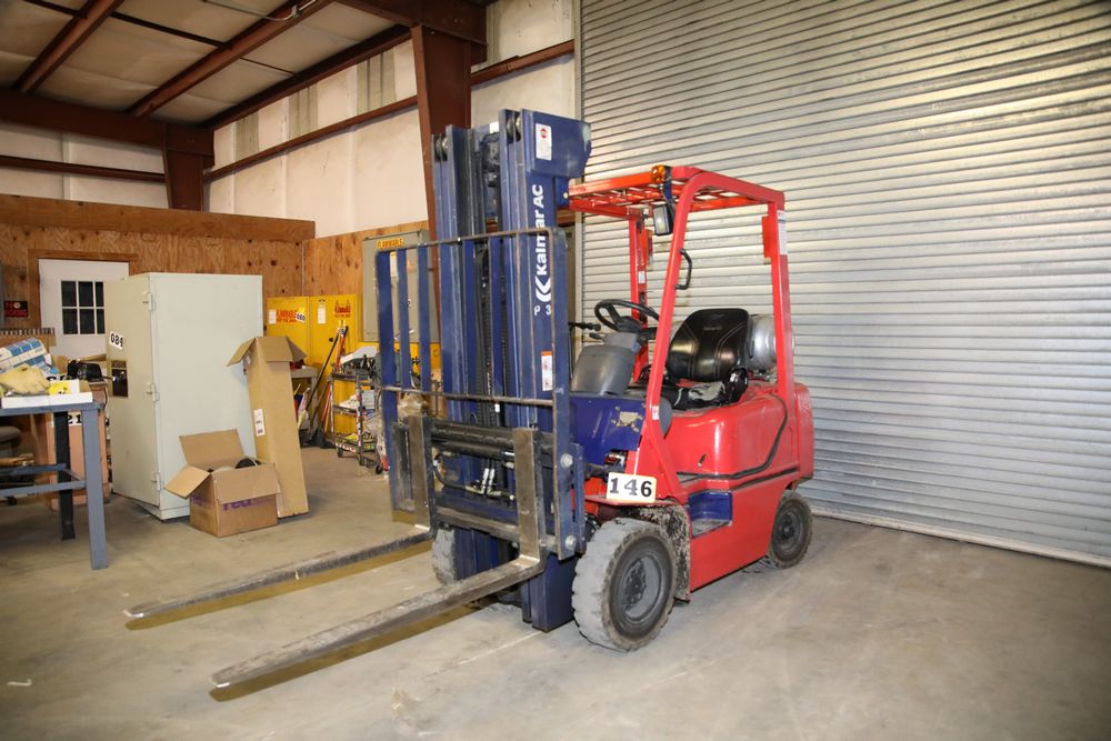KALMAR / AC FORKLIFT 4000 LBS CAPACITY LP GAS - MODEL P50BXPS HARD ...