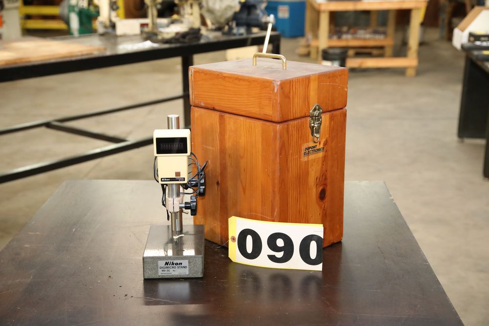 NIKON DIGIMICRO STAND MODEL MS-3G SERIAL NUMBER 060440 WITH MODEL ME ...