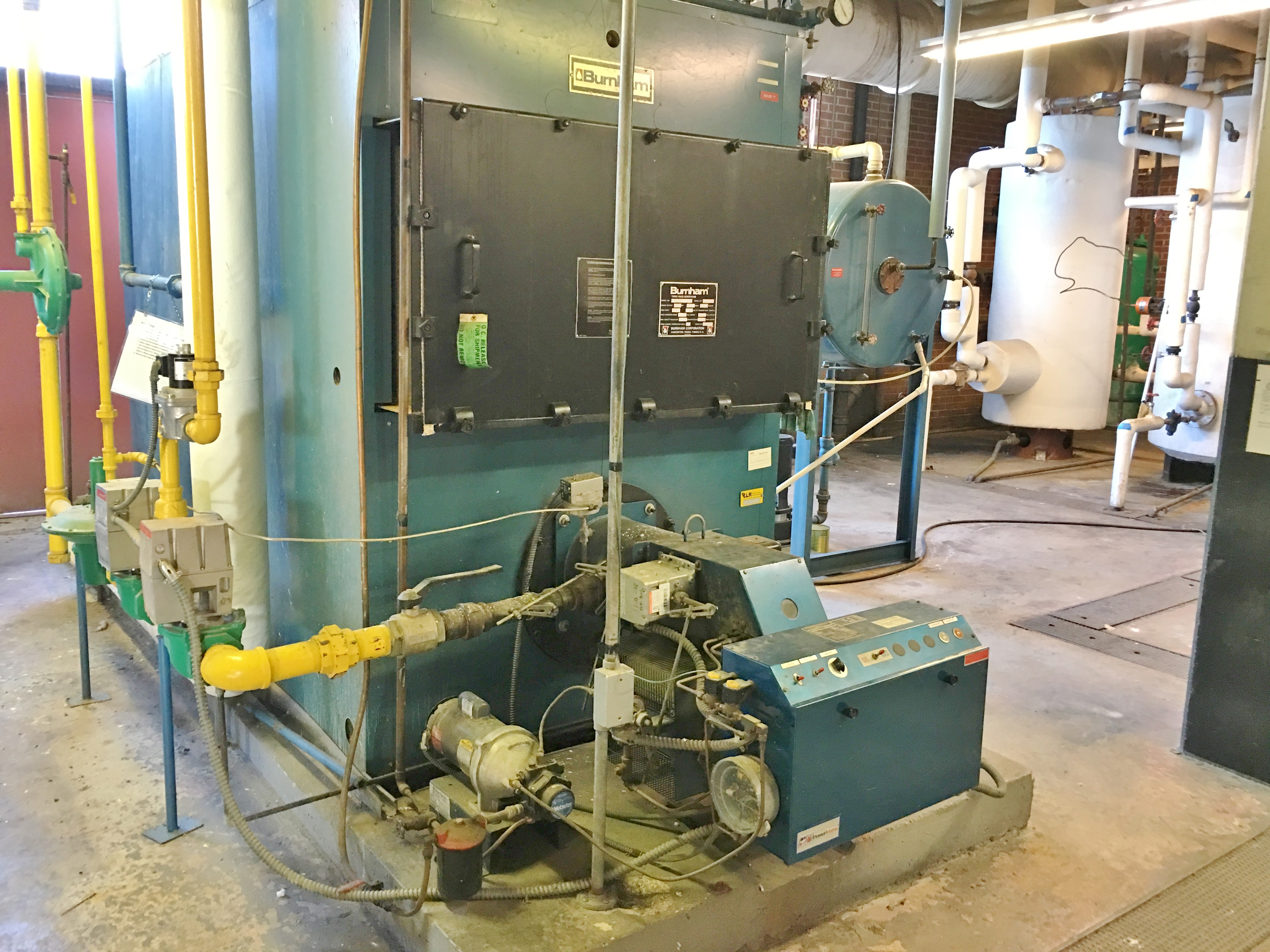 Burnham 127 HP Steam Boiler 4FL-563A-45-G0-PF Manufacturer: Burnham ...