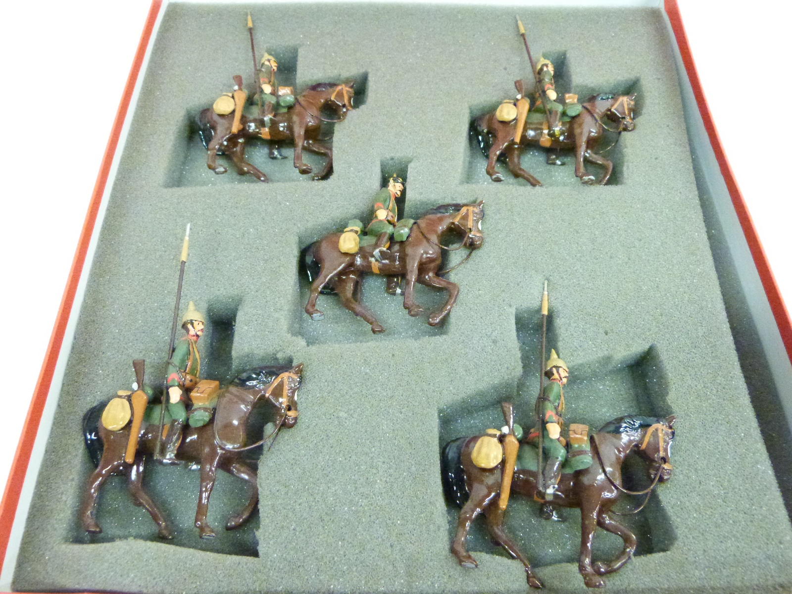 Tommy Atkins diecast WWI German Lancer soldier set comprising four ...