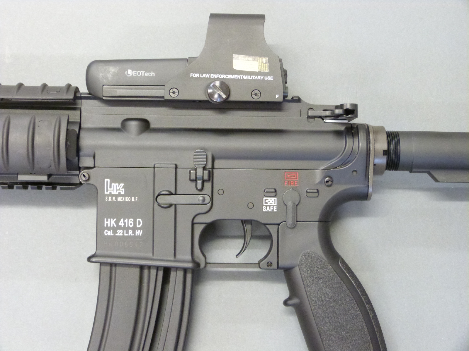 Heckler & Koch HK416 .22LR HV semi-automatic assault rifle with L3 ...