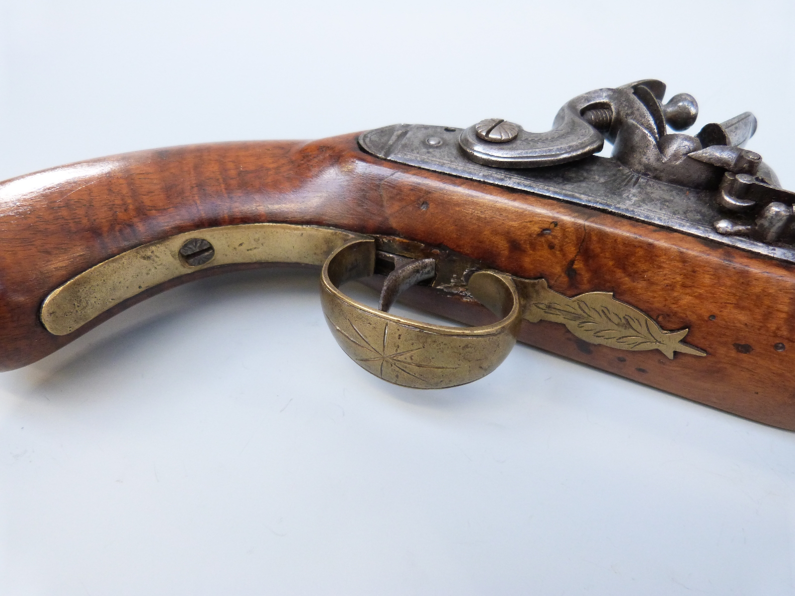 Flintlock hammer action private purchase New Land pattern pistol with ...