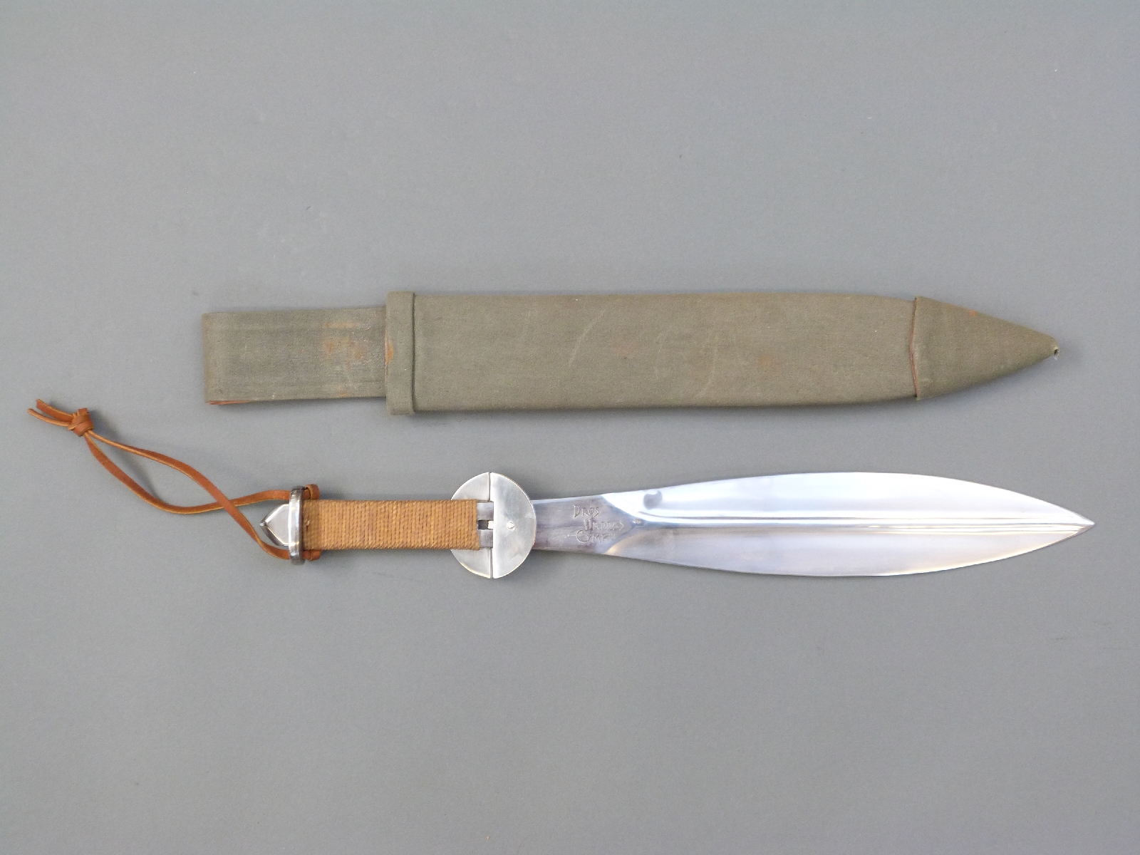 British Army WWI replica trench sword, as used by the Royal Welsh ...