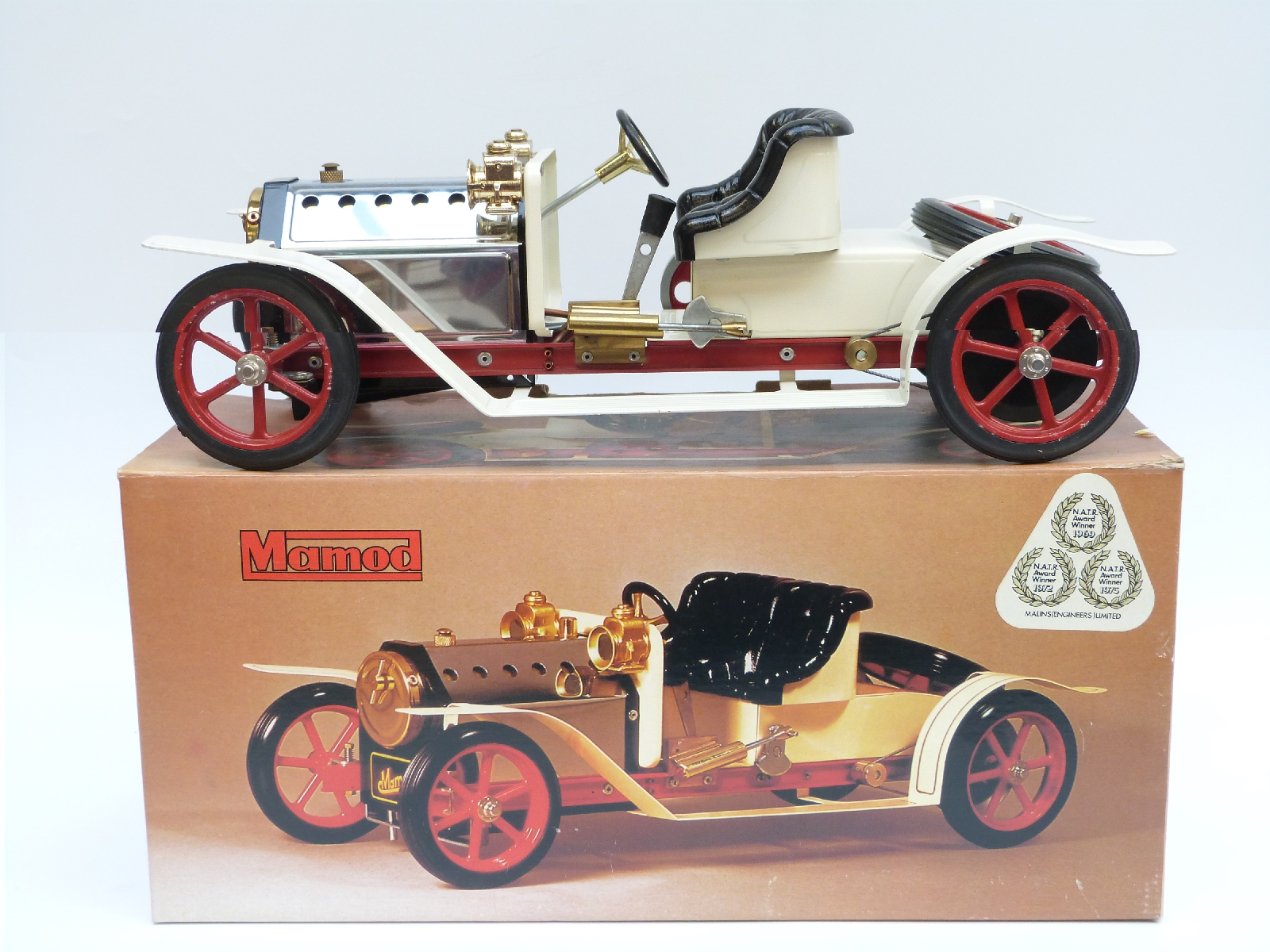 Mamod SA1 Steam Roadster live steam car, in original box