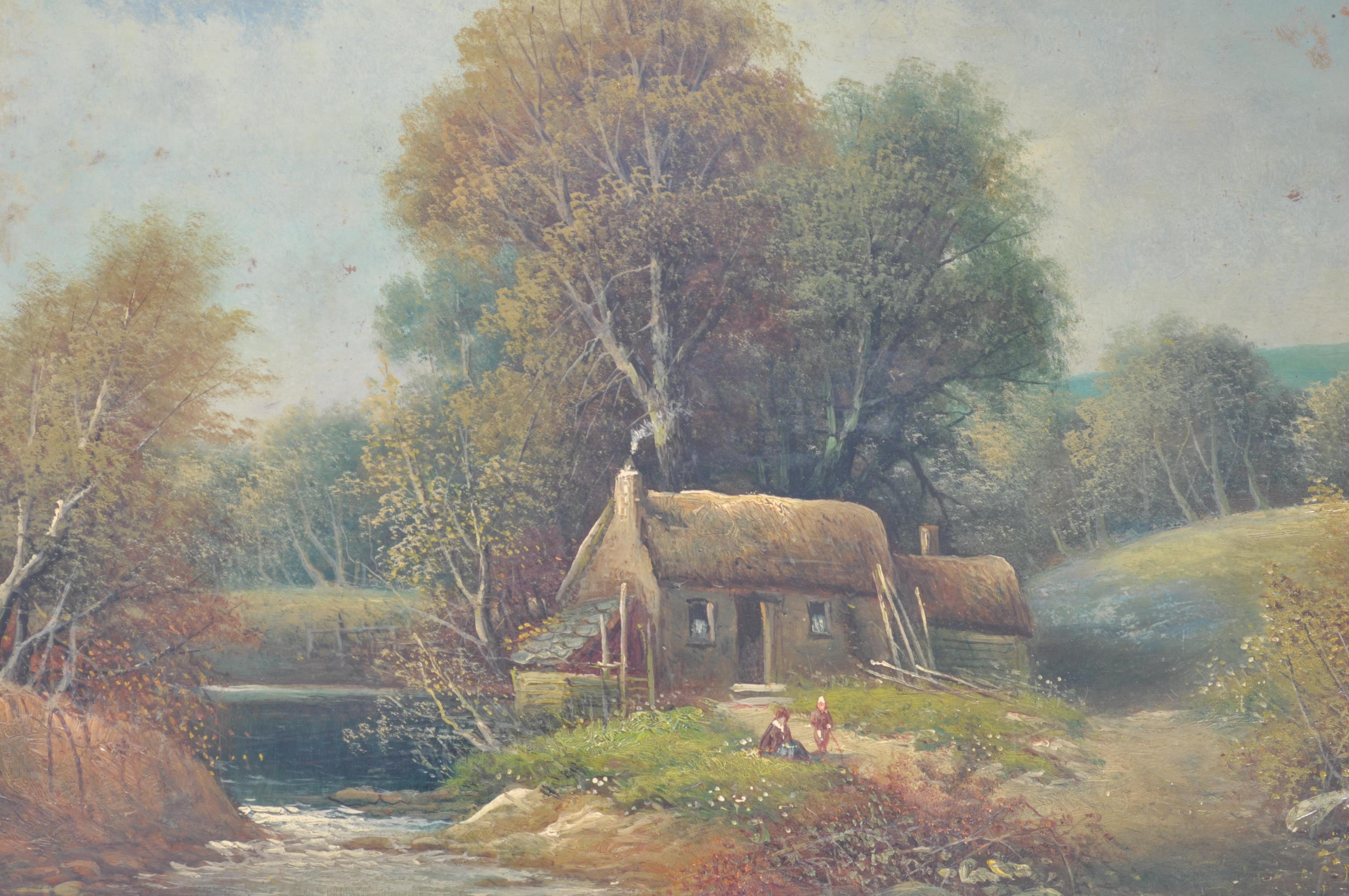 Local interest GEORGE HARRIS (British, 1858-1881),A pair of framed oil ...