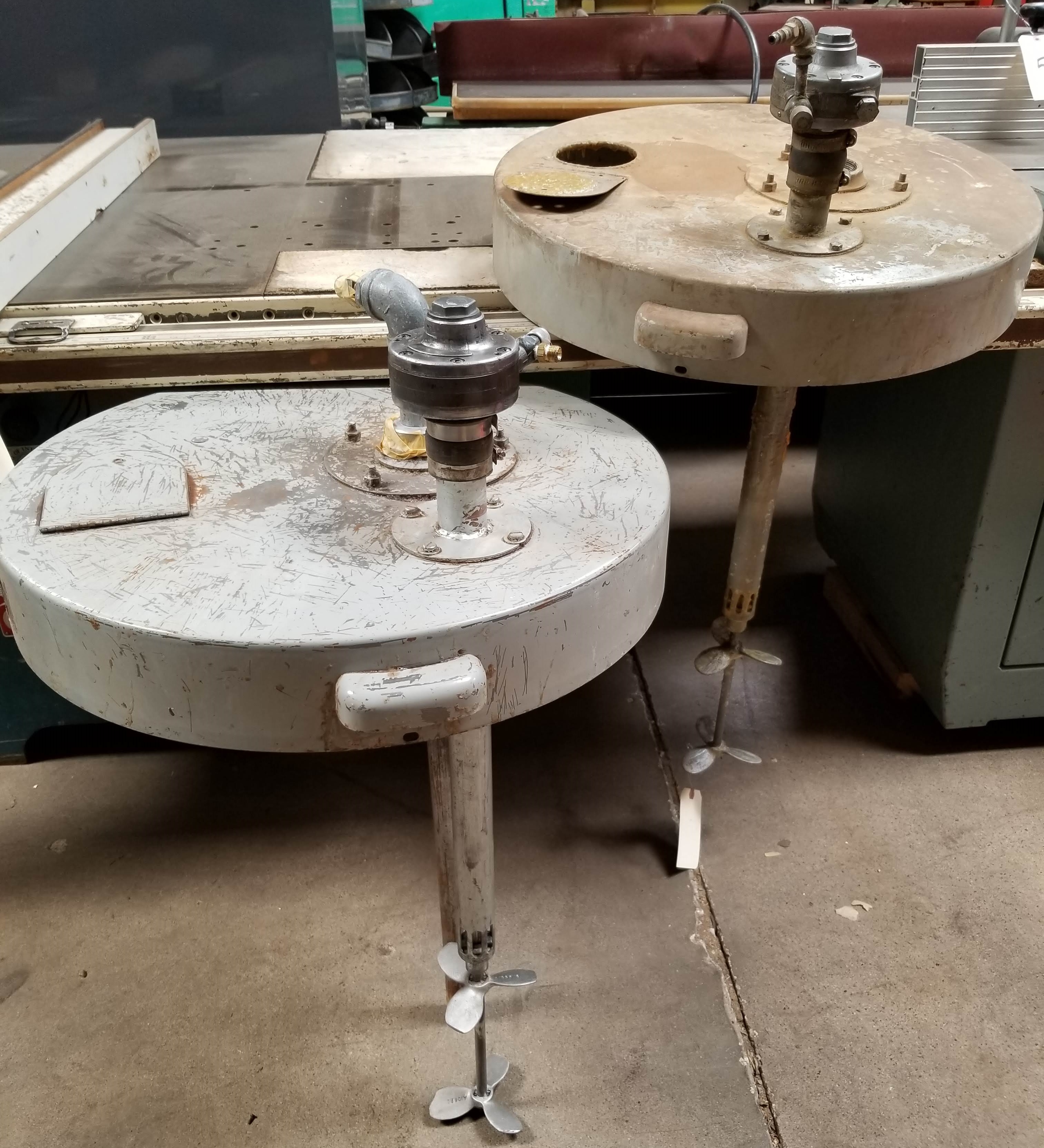 2 - Graco Air Pneumatic Agitator 55 Gal Barrel Drum Mixer Model #207-373