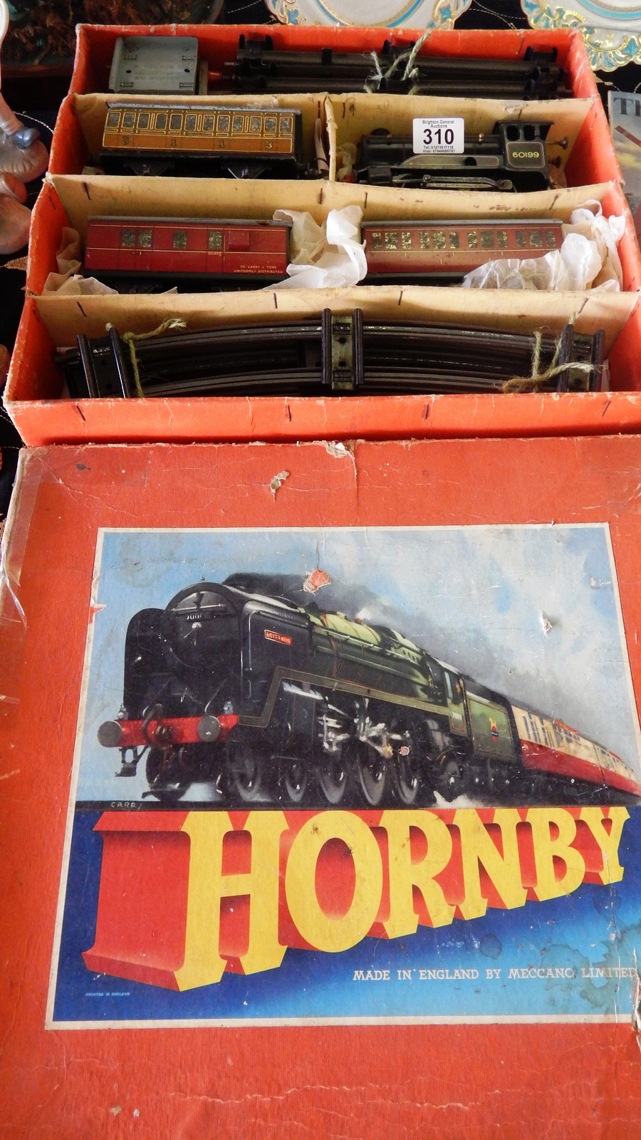 hornby clockwork train set 1950s
