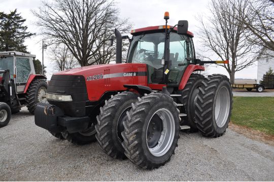 Case International MX 285 tractor, MFWD, 480/80 R 46 duals, 380/85 R 34 ...