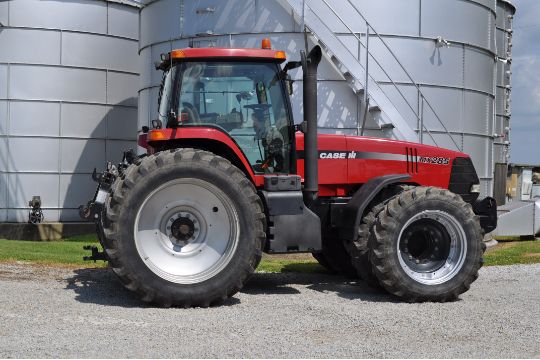 Case International MX 285 tractor, MFWD, 480/80 R 46 duals, 380/85 R 34 ...