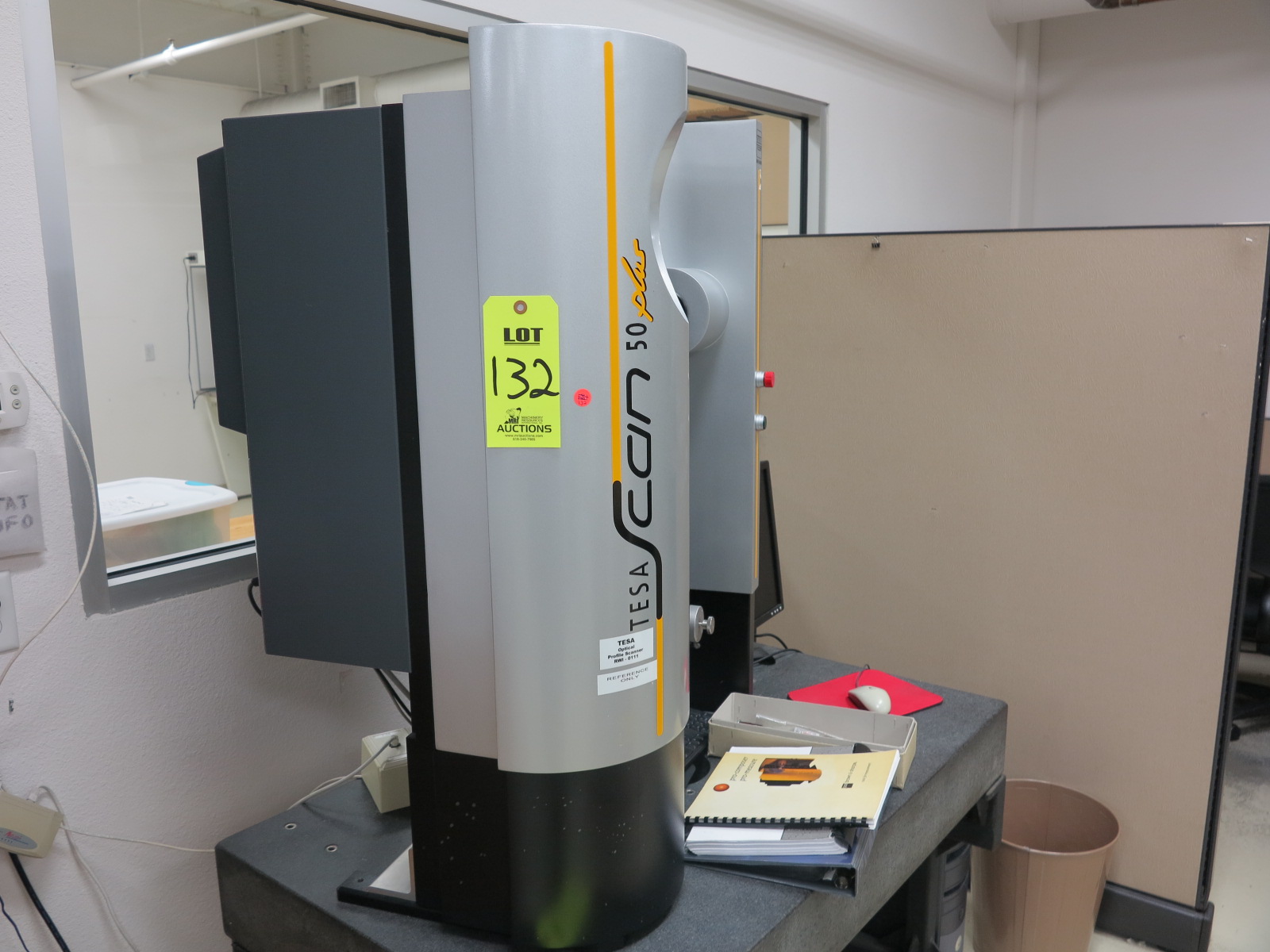 TESA SCAN 50 PLUS OPTICAL GEOMETRY PROFILE SYSTEM, MODEL 02430040ROUND ...