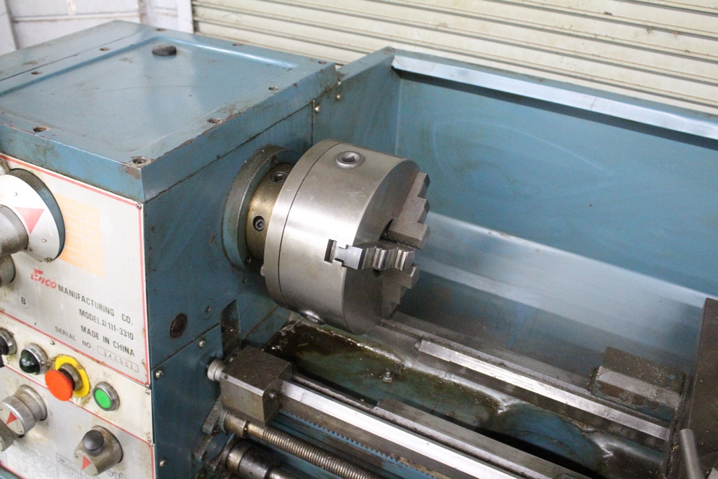 ENCO 14”X42” MODEL 111-3310 TOOL ROOM LATHE, S/N 940081, 1170 RPM ...