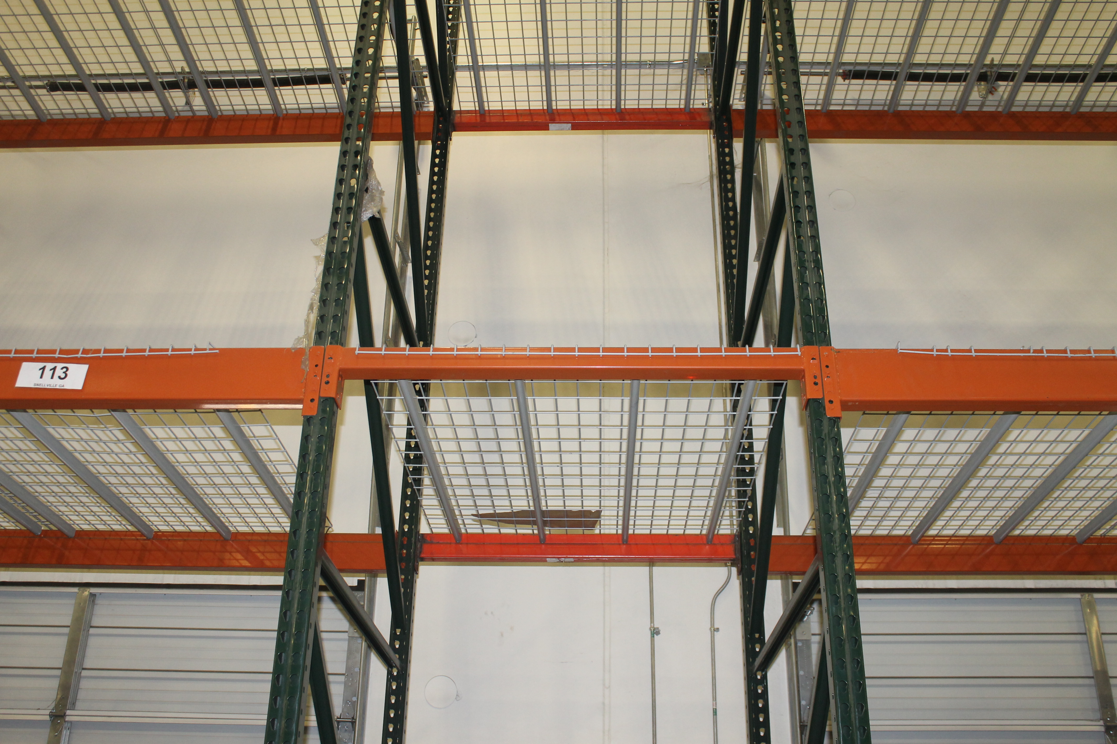 7 SECTION OF OVER-DOCK-DOOR PALLET RACKS, INCLUDES: 8 PCS OF 22'H X 60 ...