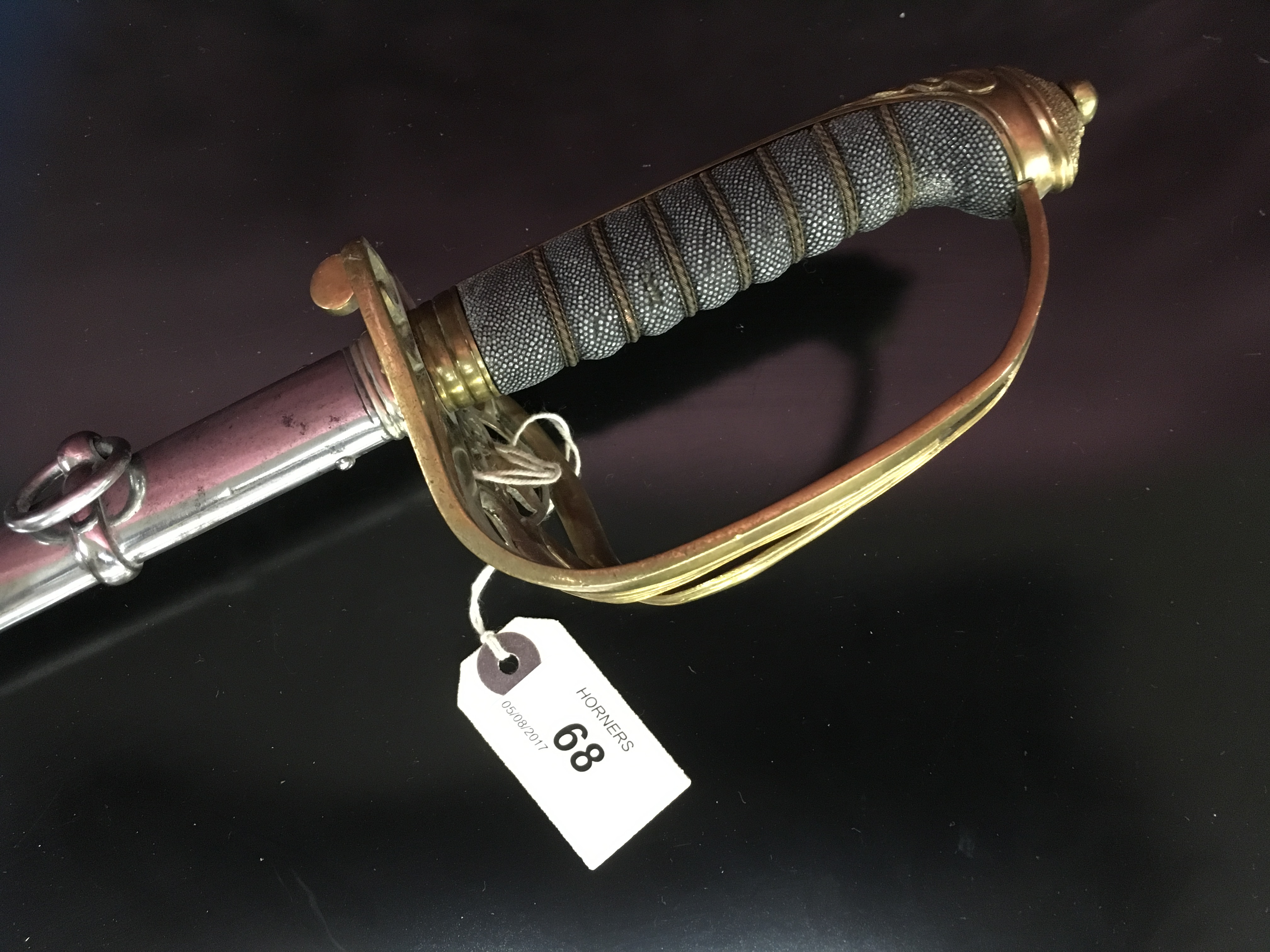 VICTORIAN BRASS HANDLE SWORD